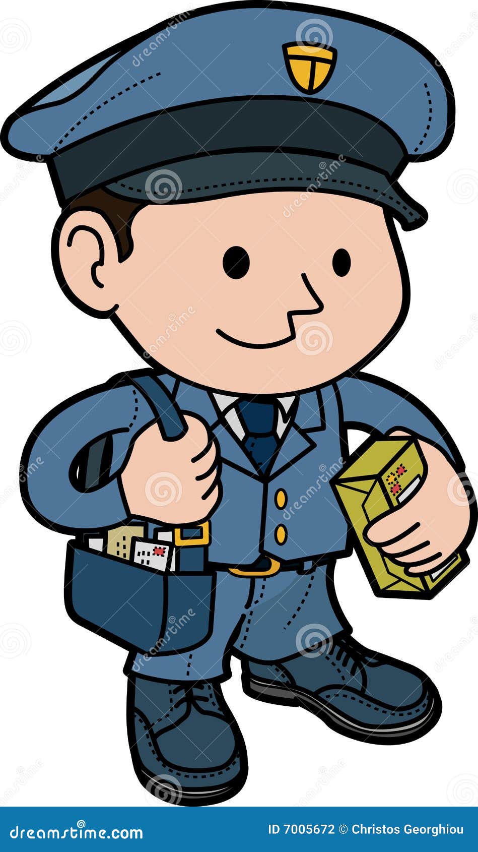 Illustration de facteur illustration de vecteur. Illustration du ...