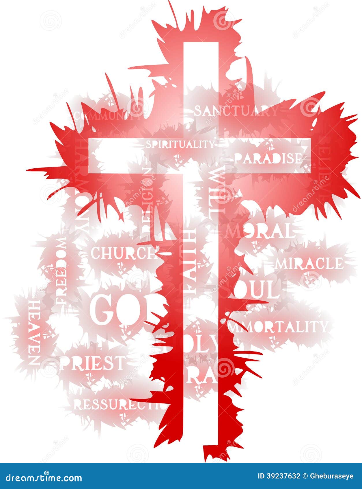 Illustration de foi photo stock. Illustration du croyez - 39237632