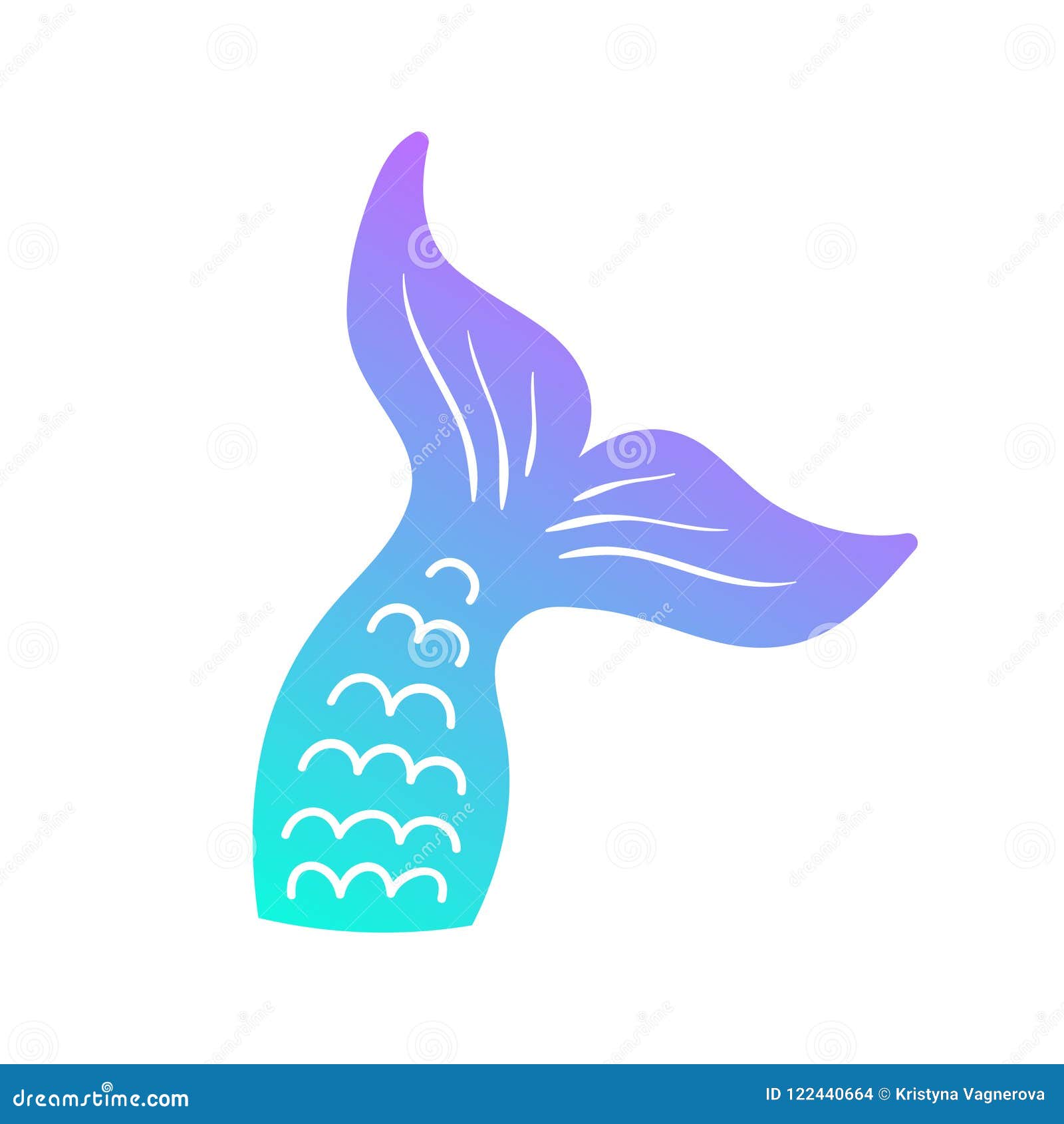 Illustration De Graphique De Vecteur De Queue De Sirène Illustration de ...