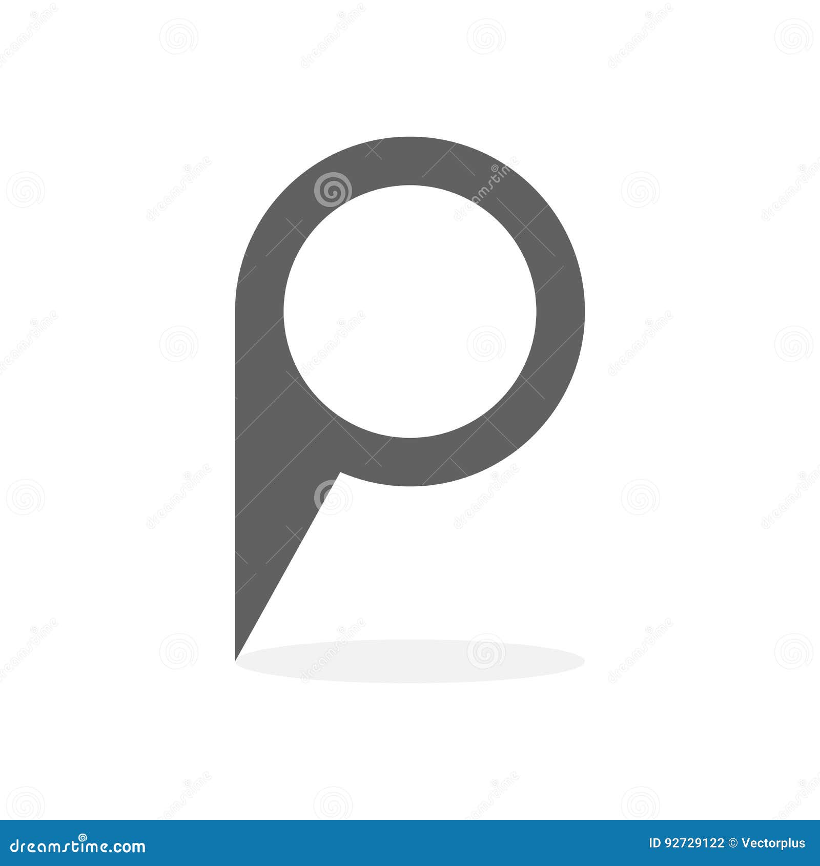 Illustration De Gray Map Marker Et De Goupille Illustration Stock ...