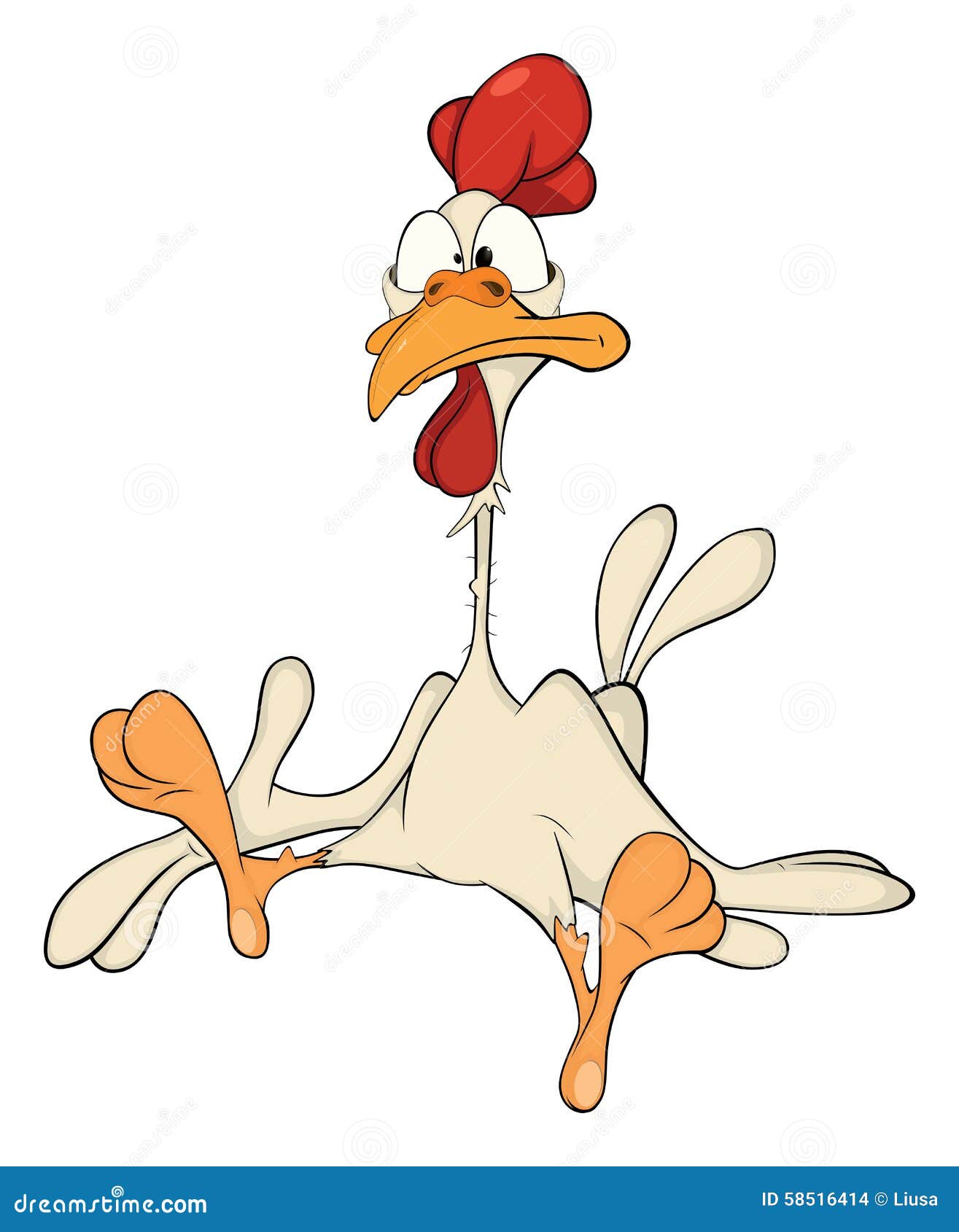 Illustration De Jeune Coq Cartoon Illustration de Vecteur ...