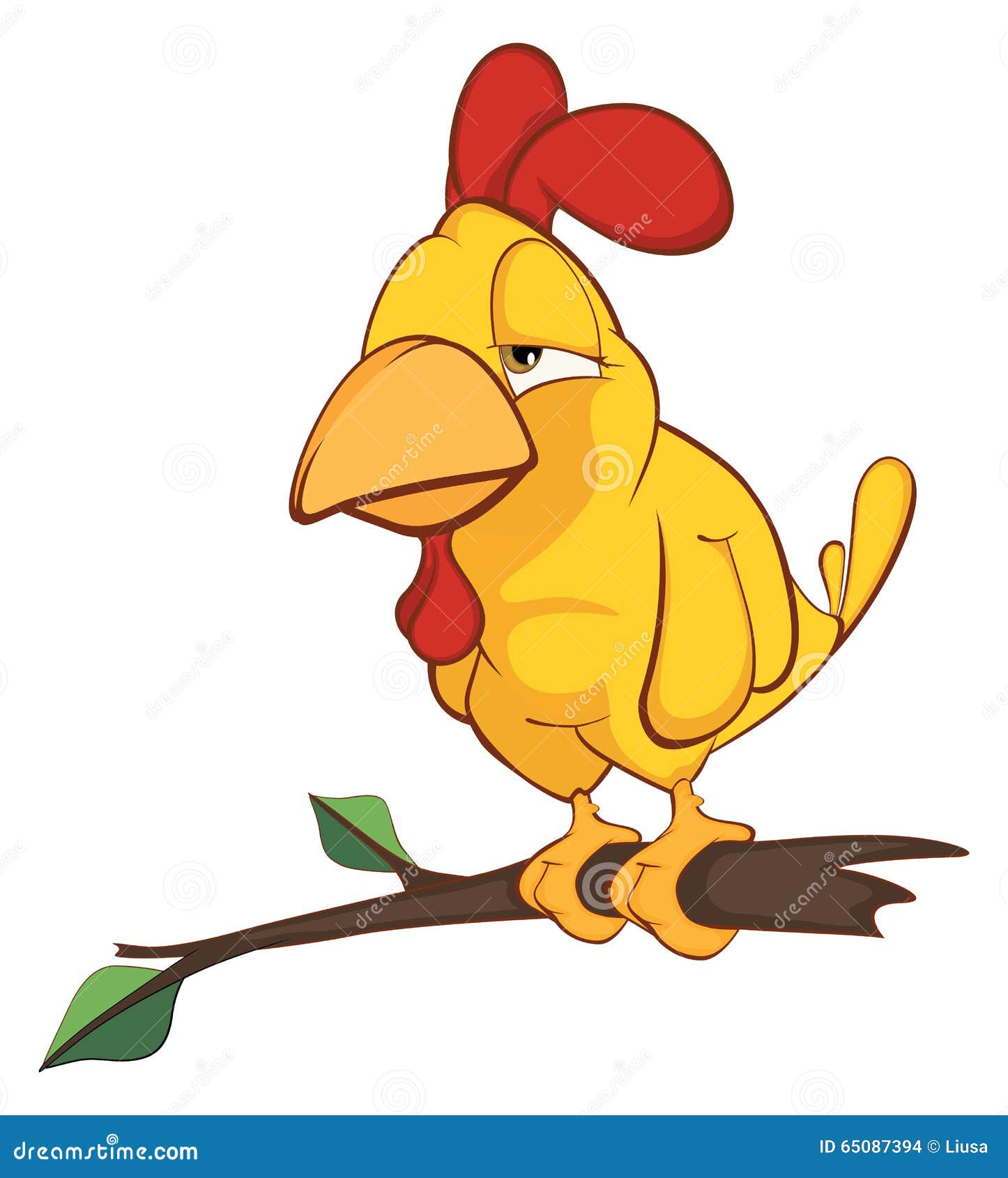 Illustration De Jeune Coq Cartoon Illustration de Vecteur ...