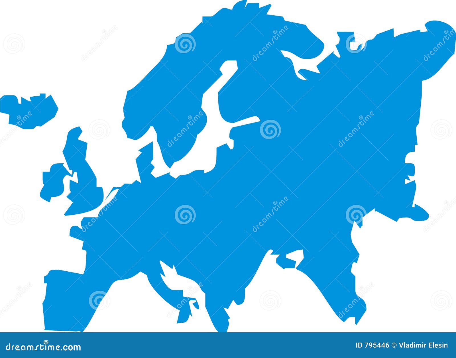 Illustration de l'Europe illustration de vecteur. Illustration du ...