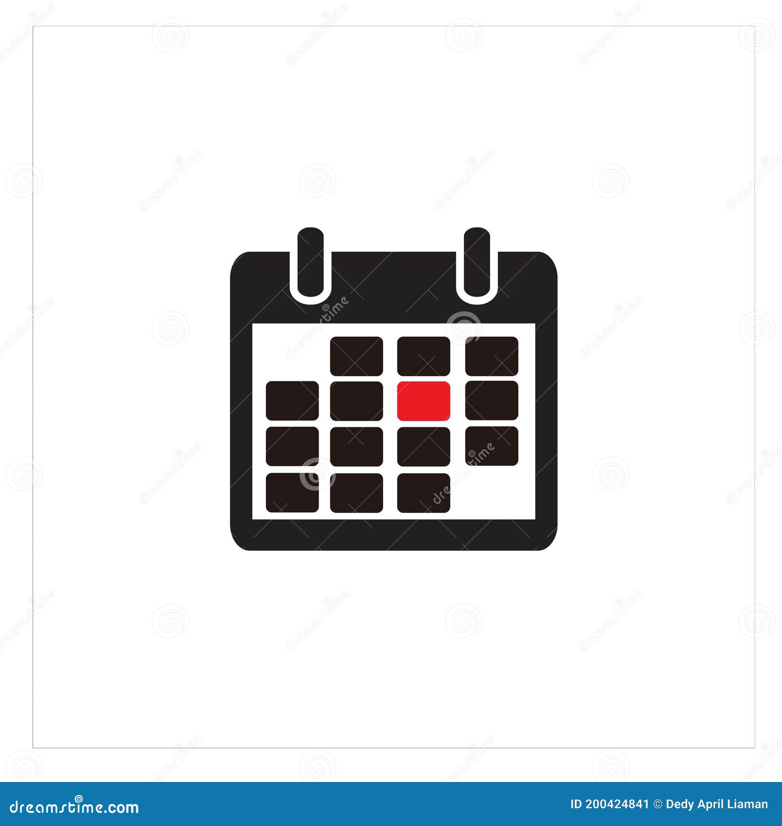 Illustration De La Conception Vectorielle Du Logo Du Calendrier ...