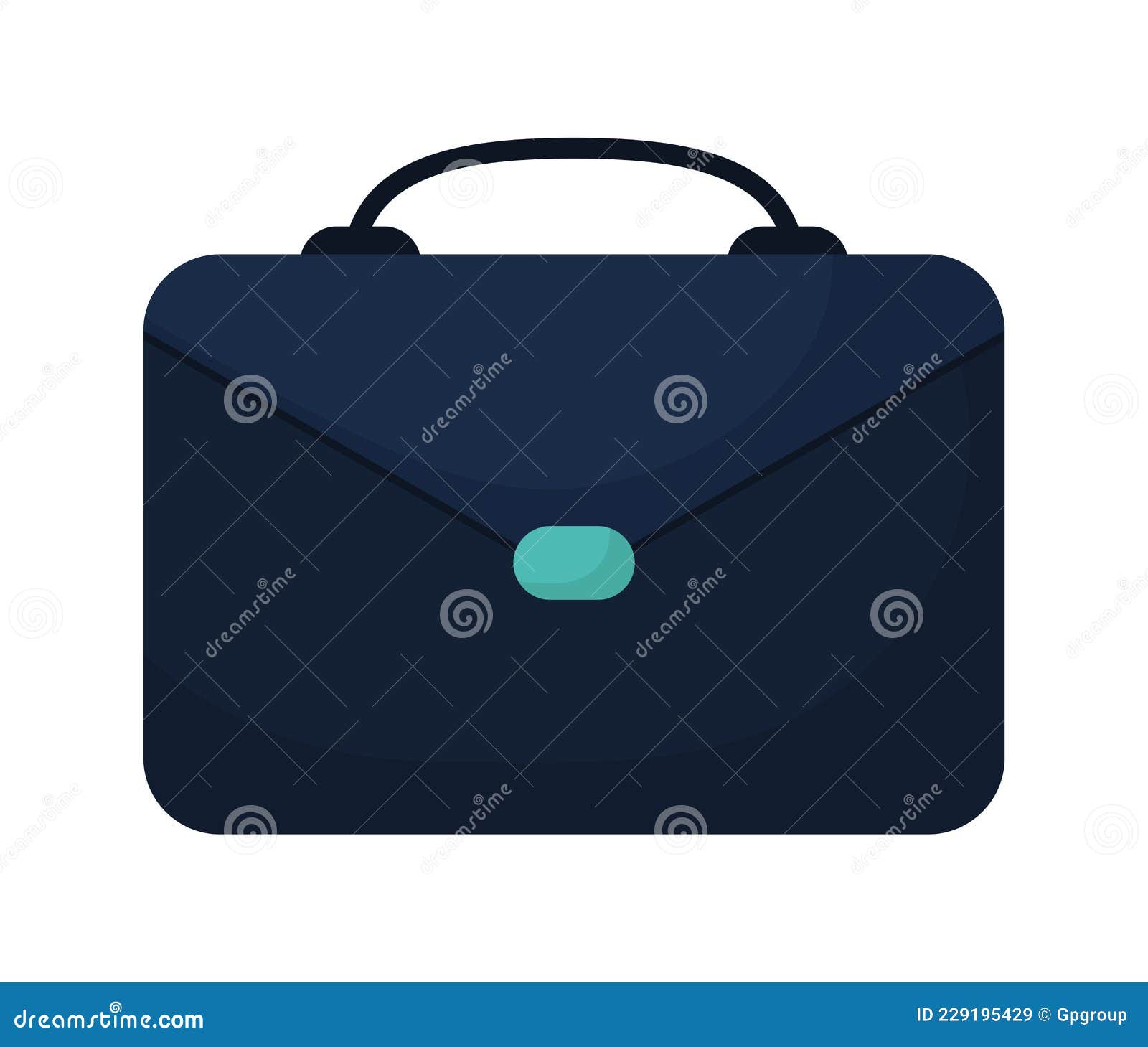 Illustration De La Mallette Bleue Illustration de Vecteur ...