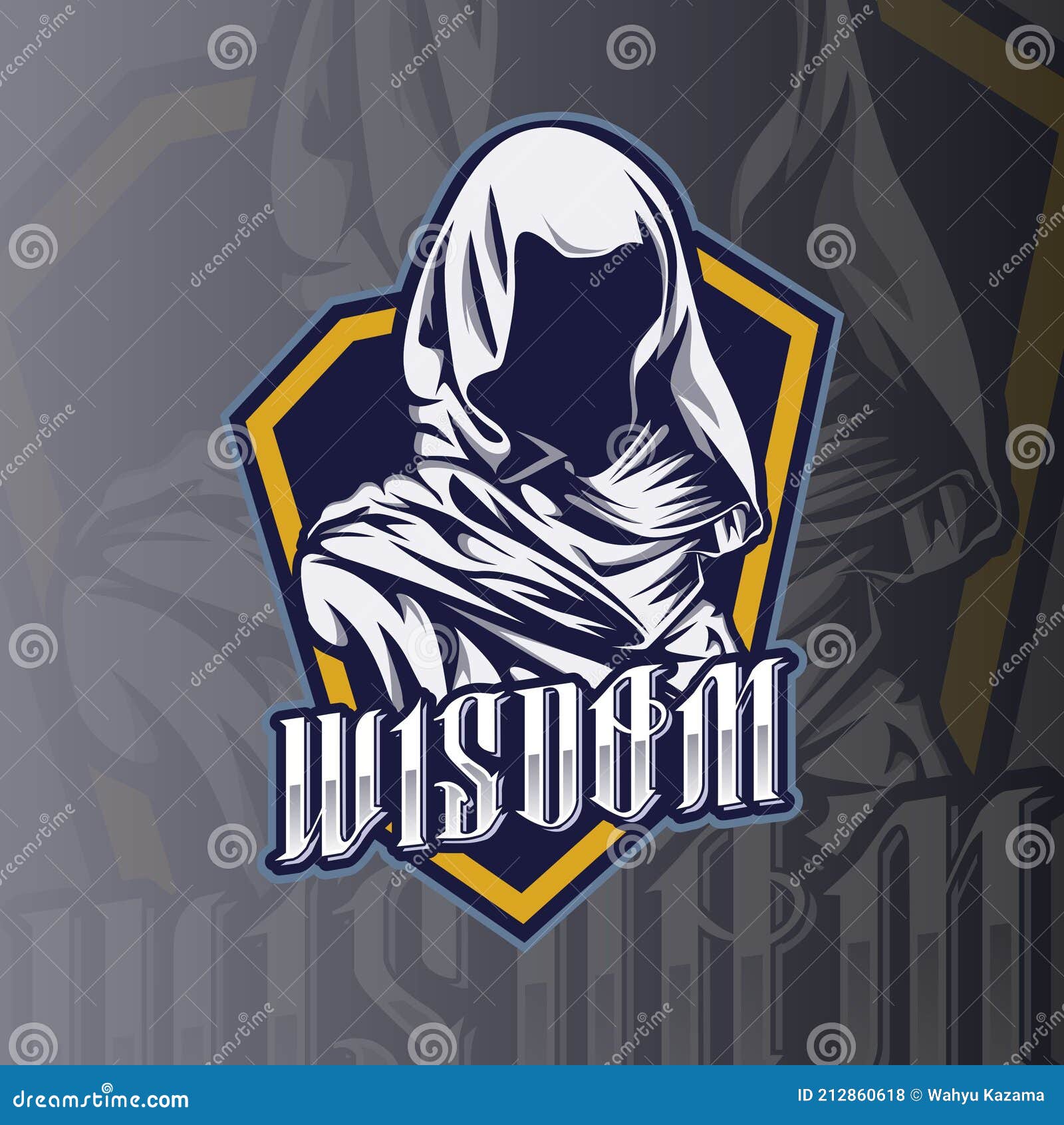 Illustration De La Mascotte De Sagesse Logo Vectoriel Illustration de ...