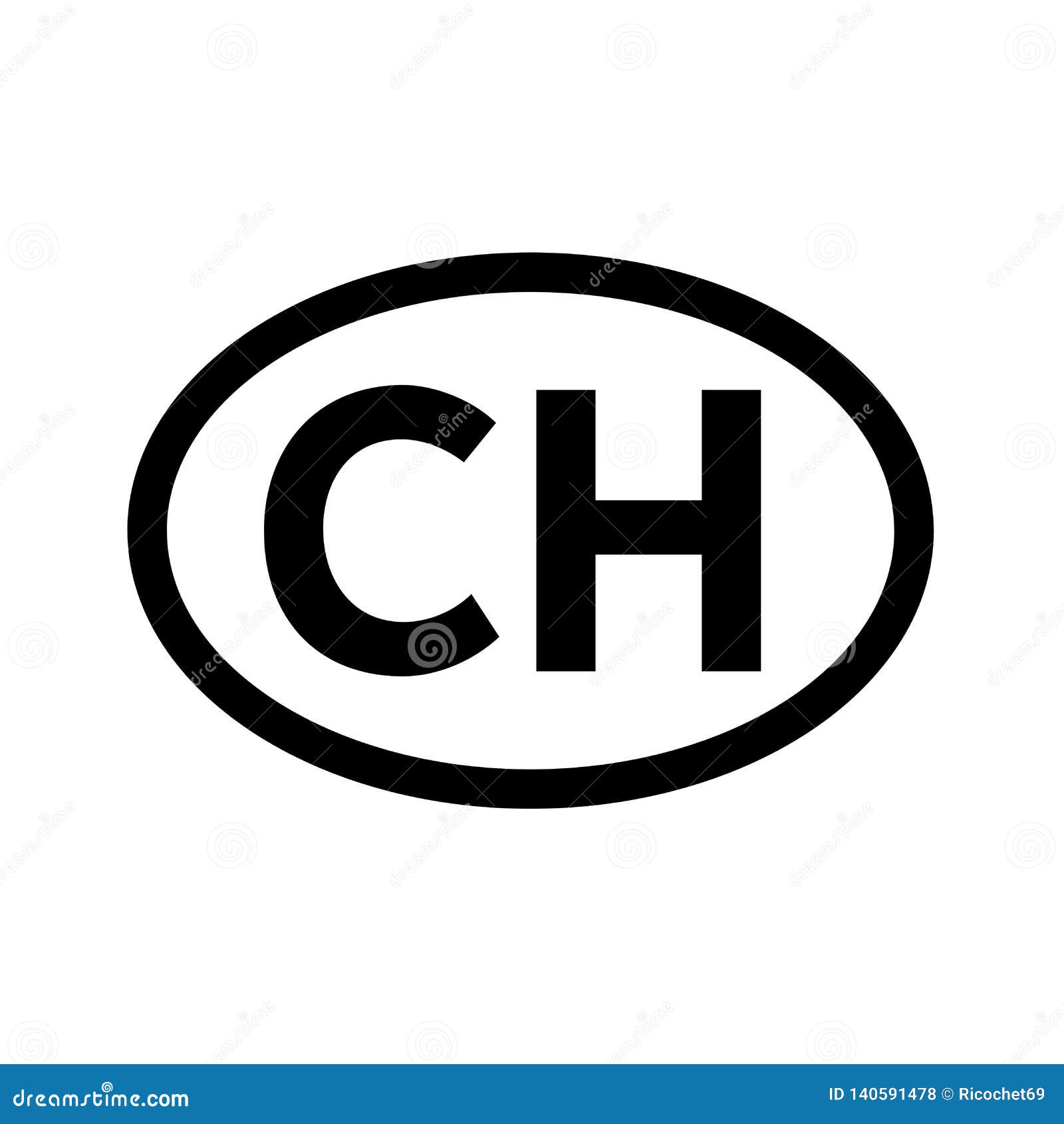 Illustration De La Suisse De Code Du Pays Illustration Stock ...