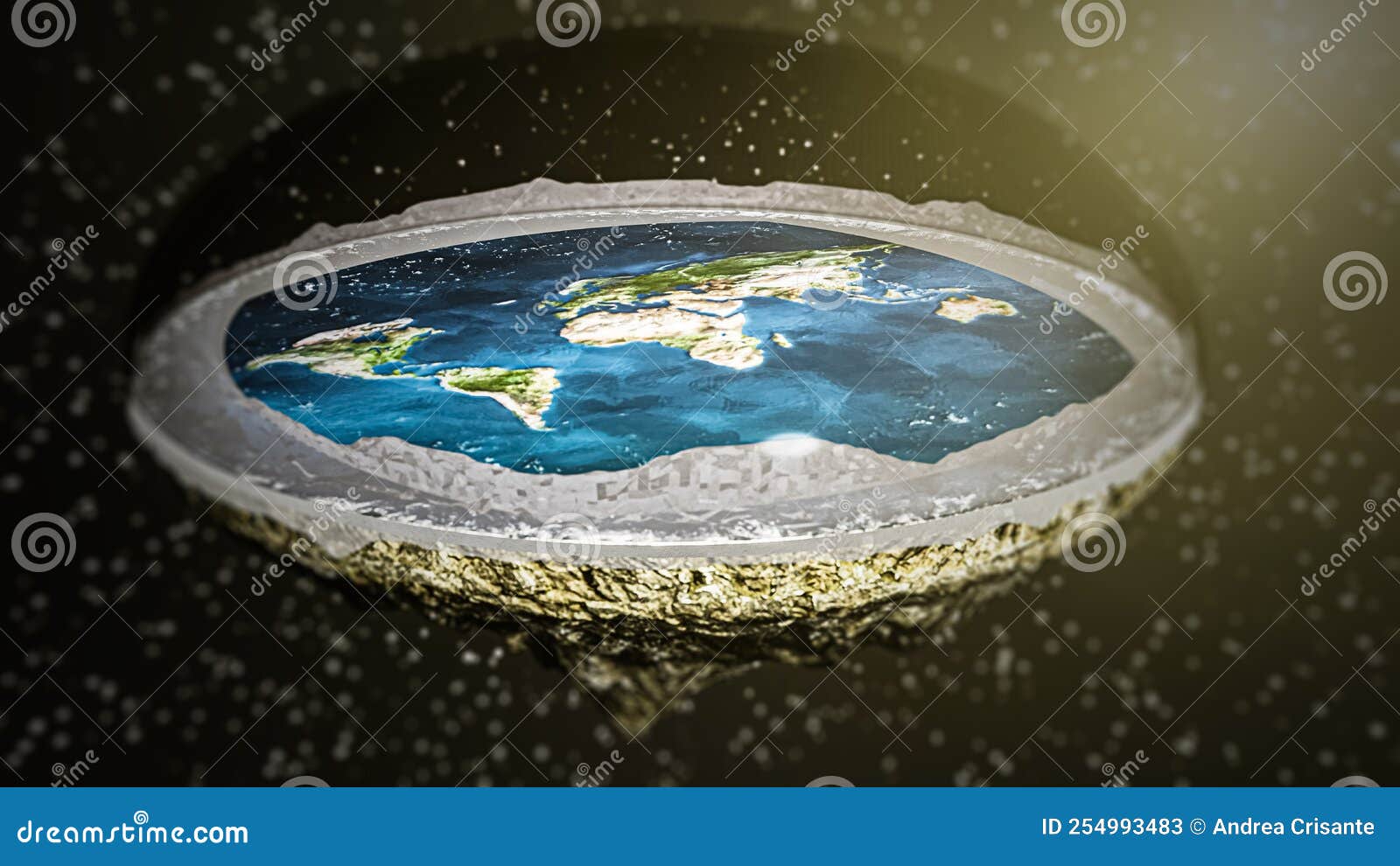 Illustration De La Terre Plate Illustration Stock - Illustration du ...
