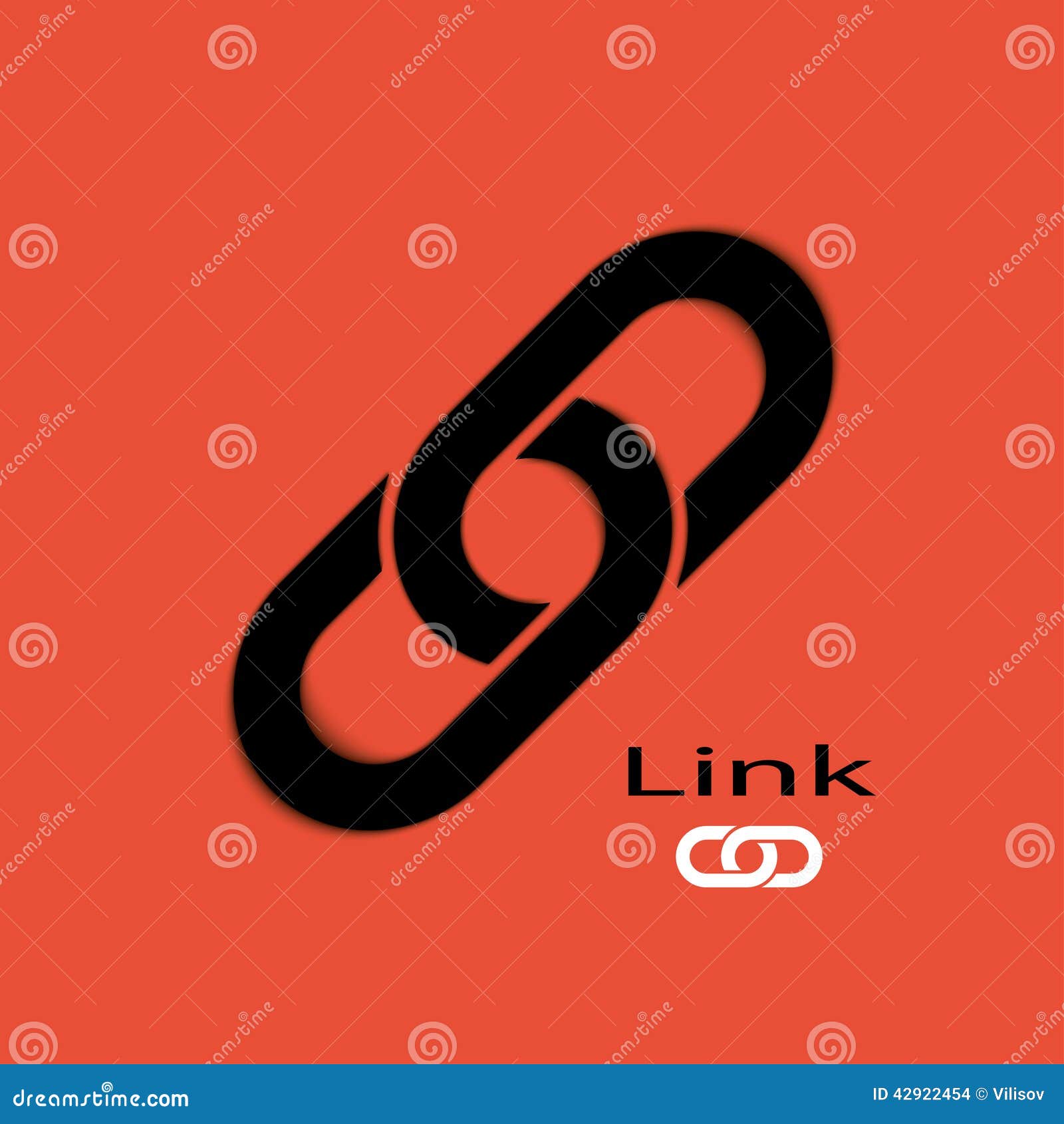 Illustration de lien illustration de vecteur. Illustration du ...