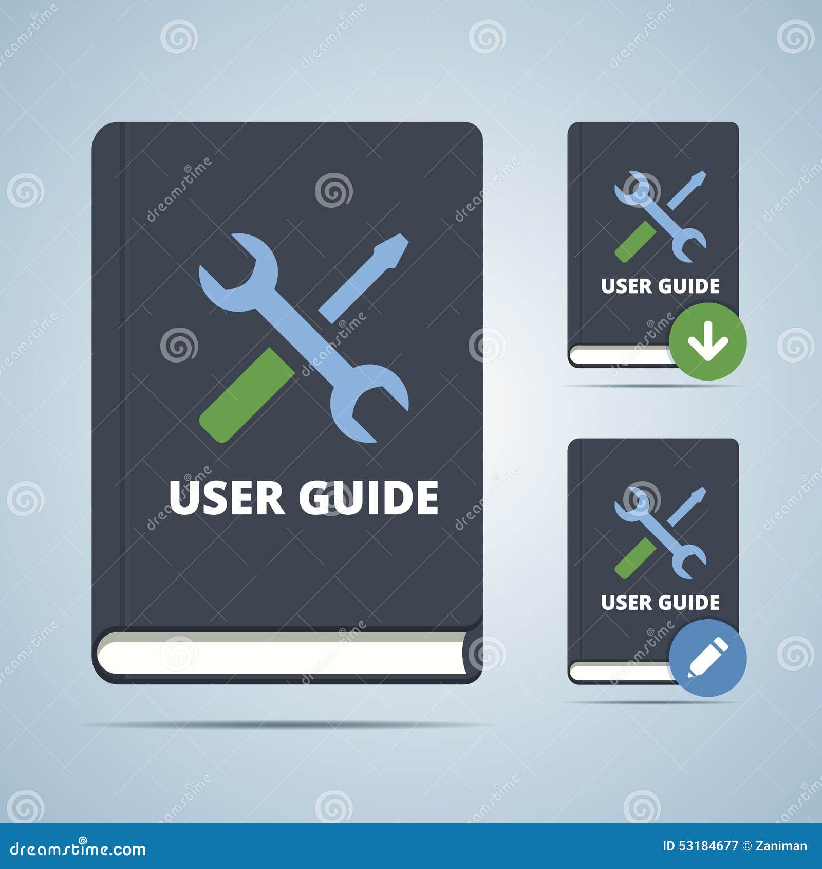 Illustration De Livre Manuelle De Guide De L'utilisateur Illustration ...