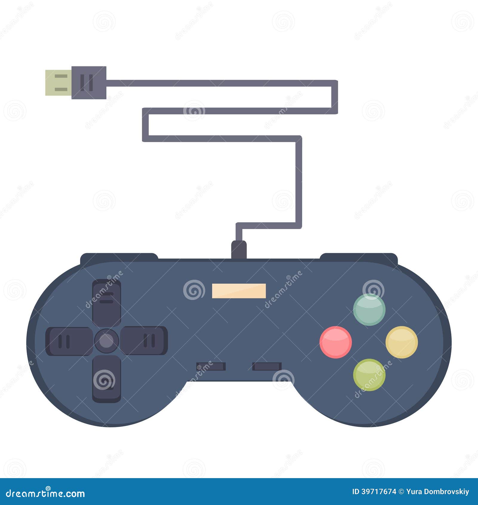 Illustration De Manette De Console Illustration de Vecteur ...