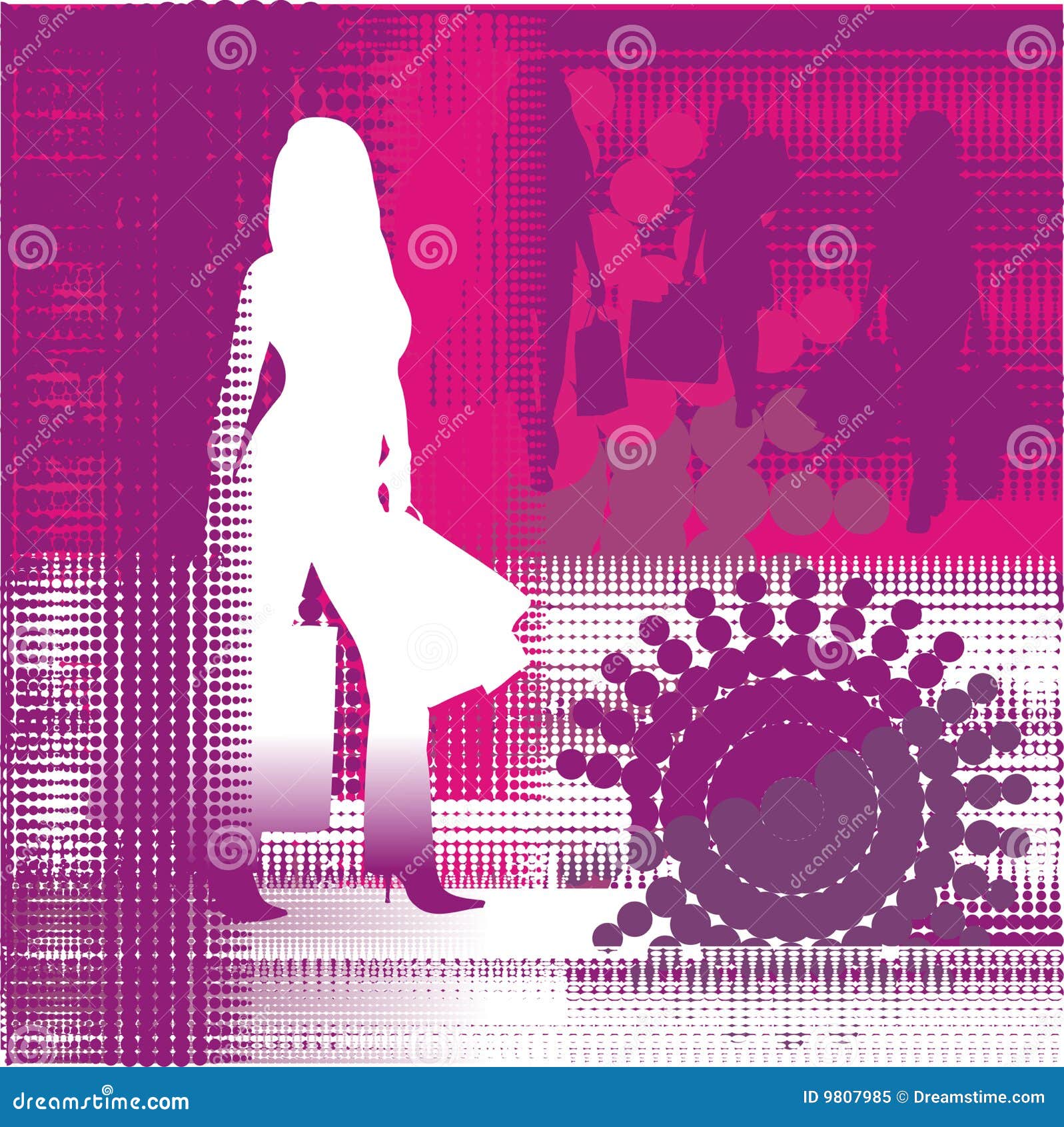 Illustration de mode illustration de vecteur. Illustration du femelle ...