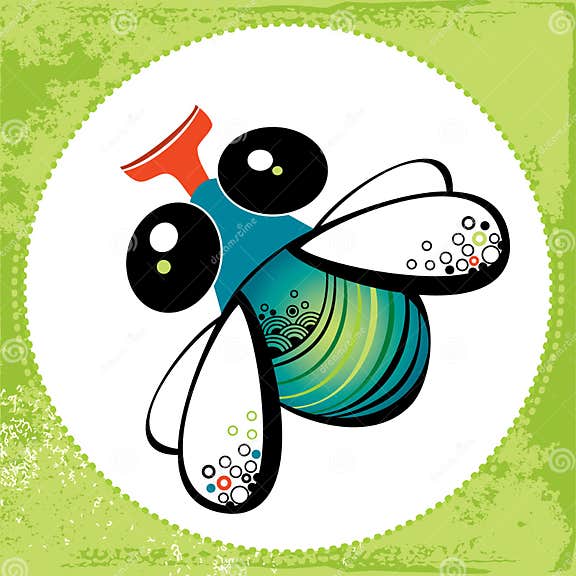 Illustration De Mouche Drôle Illustration de Vecteur - Illustration du ...