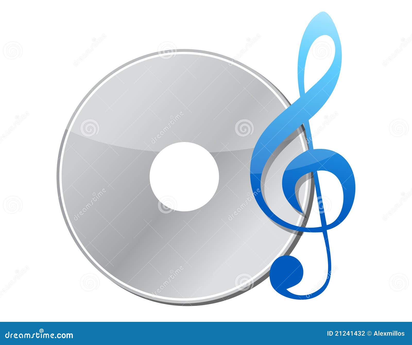 Illustration De Note Et De Cd De Musique Illustration de Vecteur ...