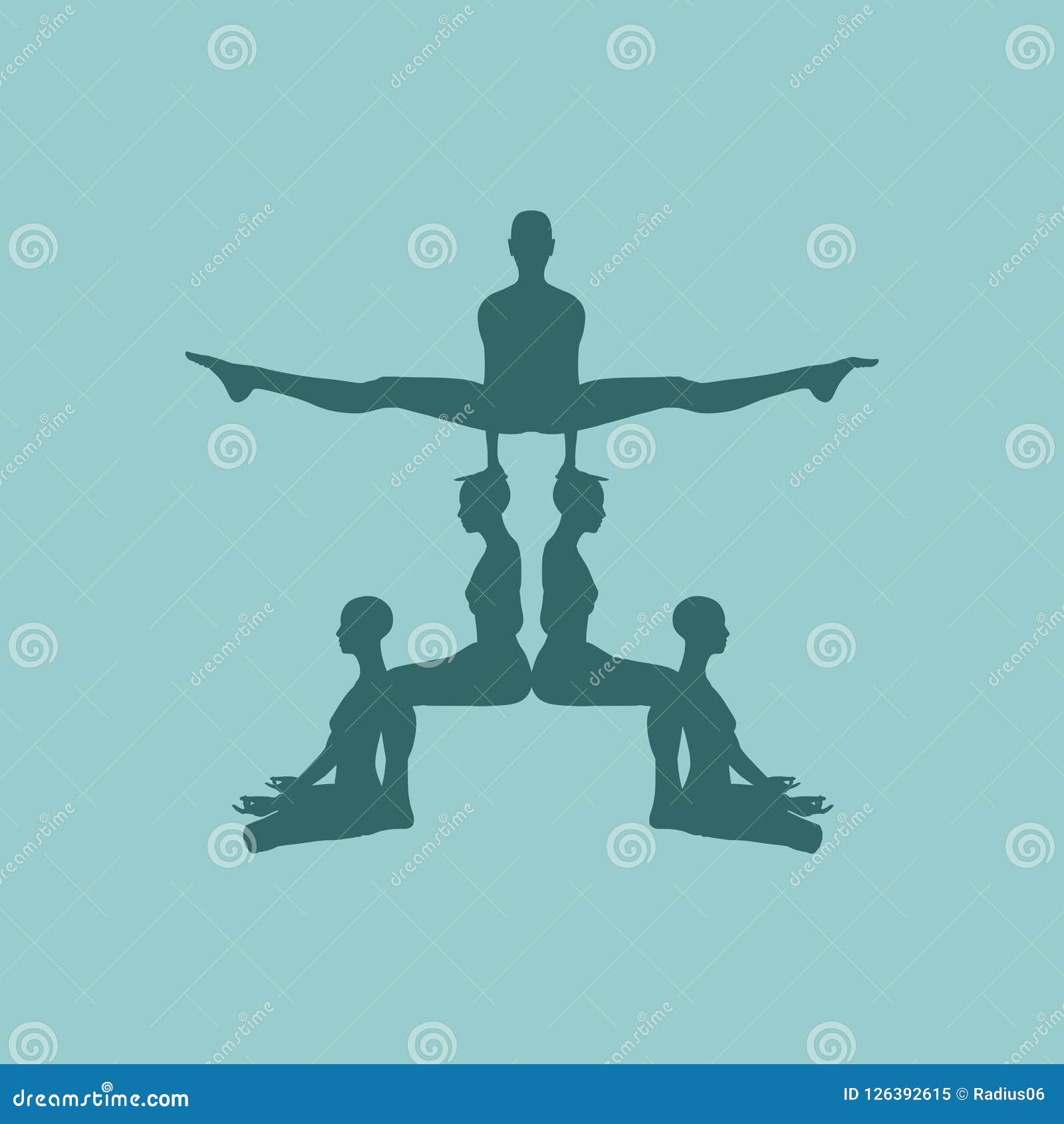 Illustration De Pyramide De Personnes Illustration de Vecteur ...