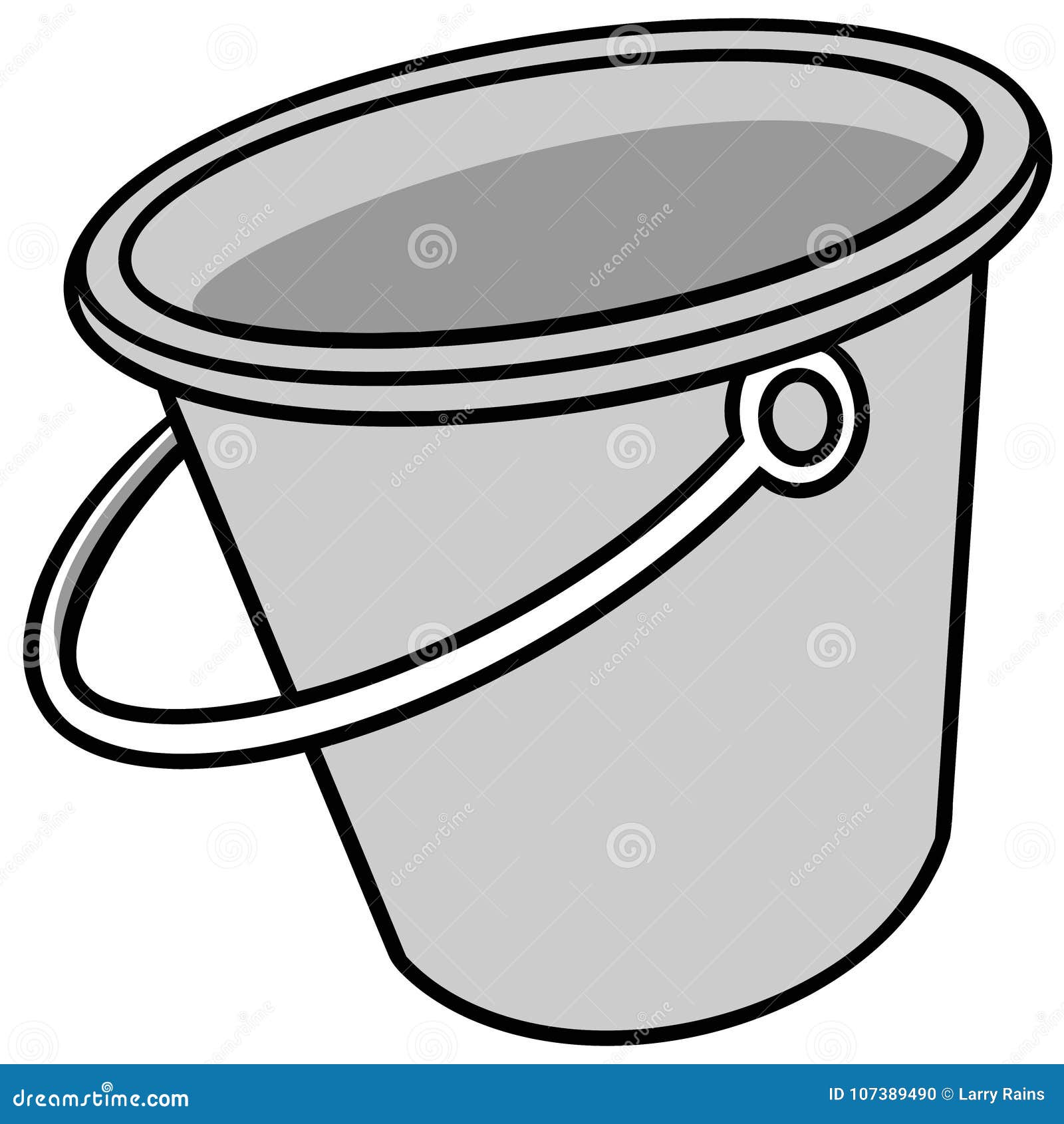 Illustration de seau illustration de vecteur. Illustration du boîte ...