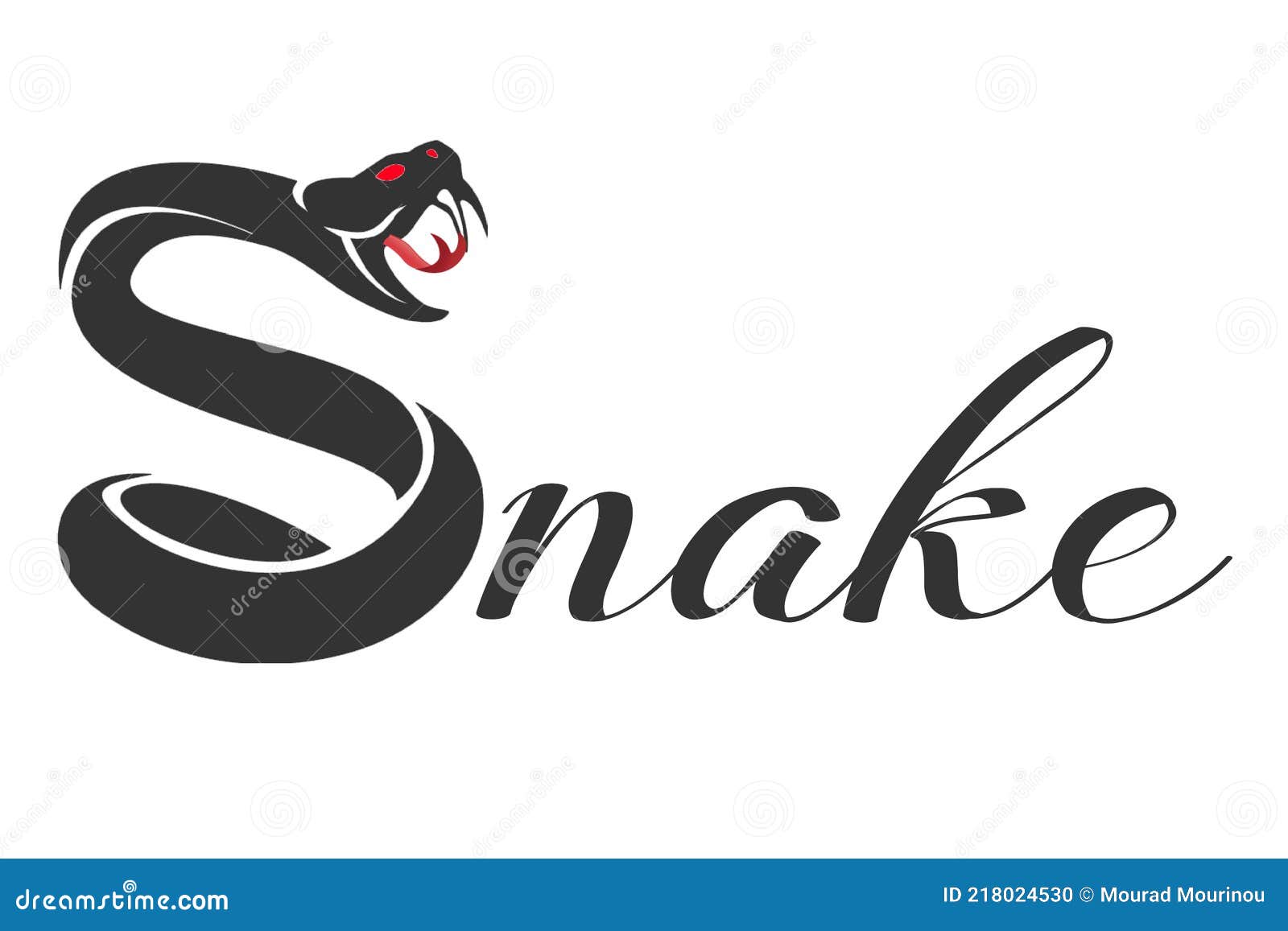 An illustration de serpent stock illustration. Illustration of ...