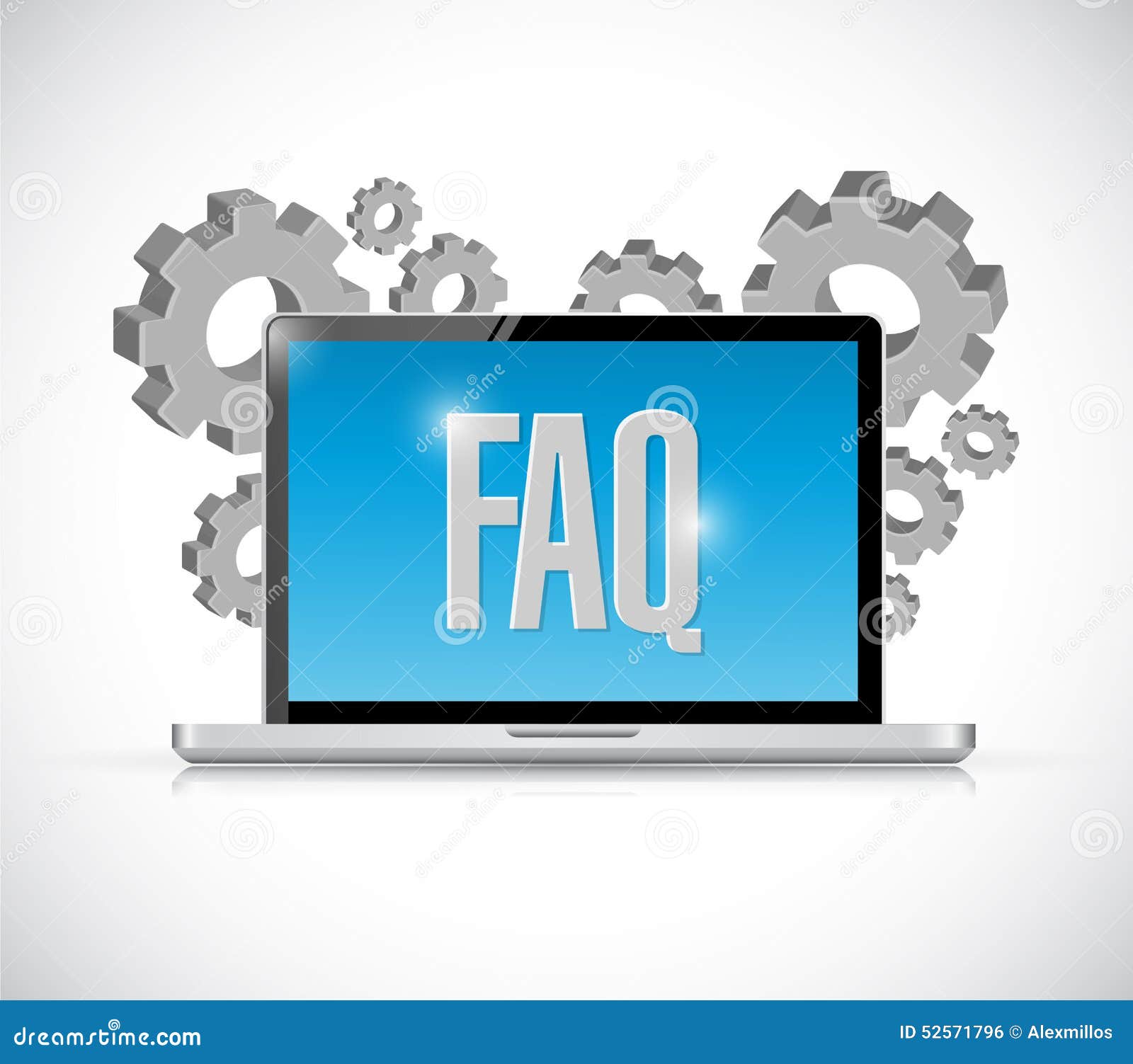 Illustration De Signe D'informatique De FAQ Illustration Stock ...