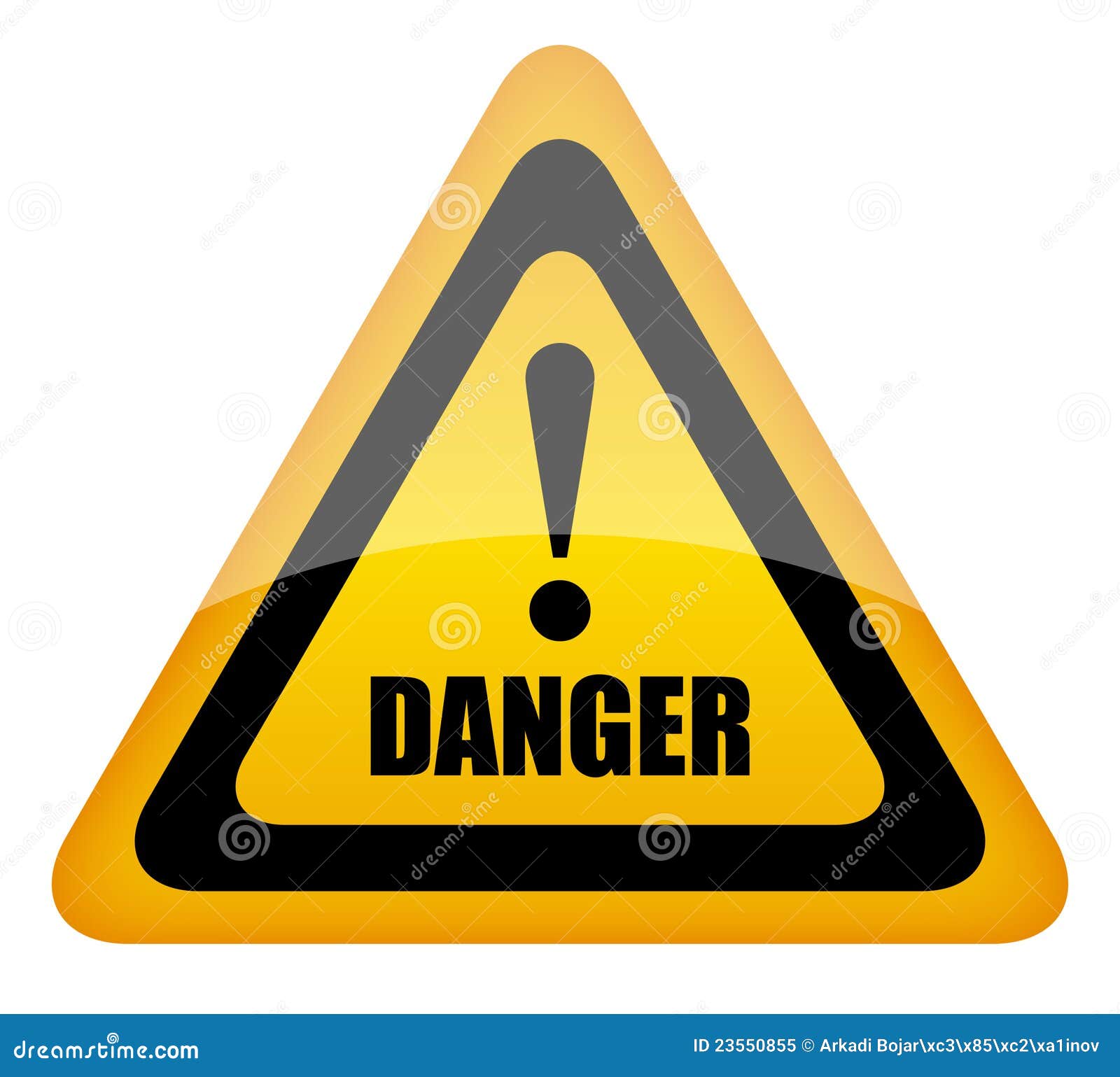 Illustration De Signe De Danger Illustration de Vecteur - Illustration ...