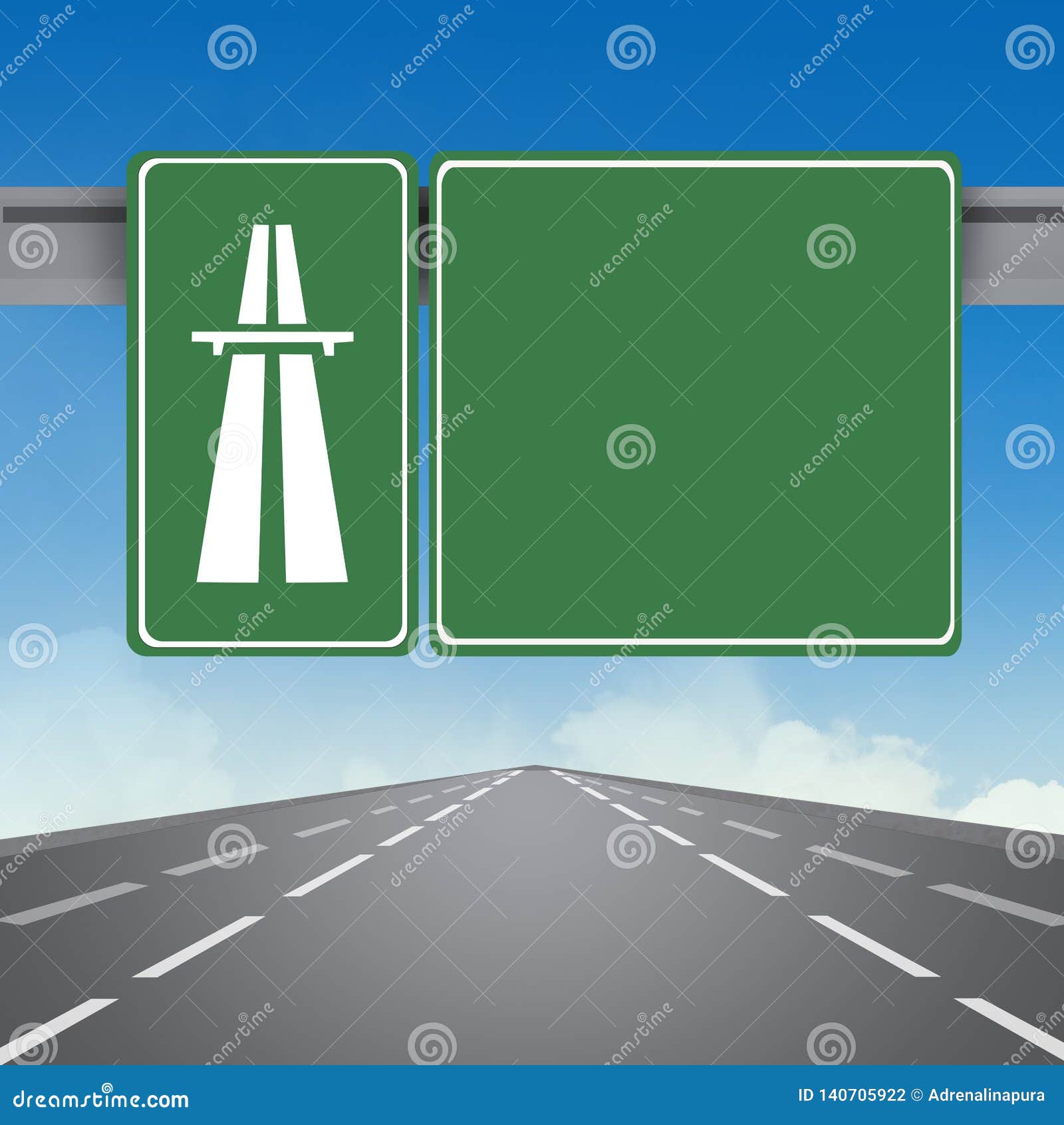 Illustration De Signe De Route Illustration Stock - Illustration du ...