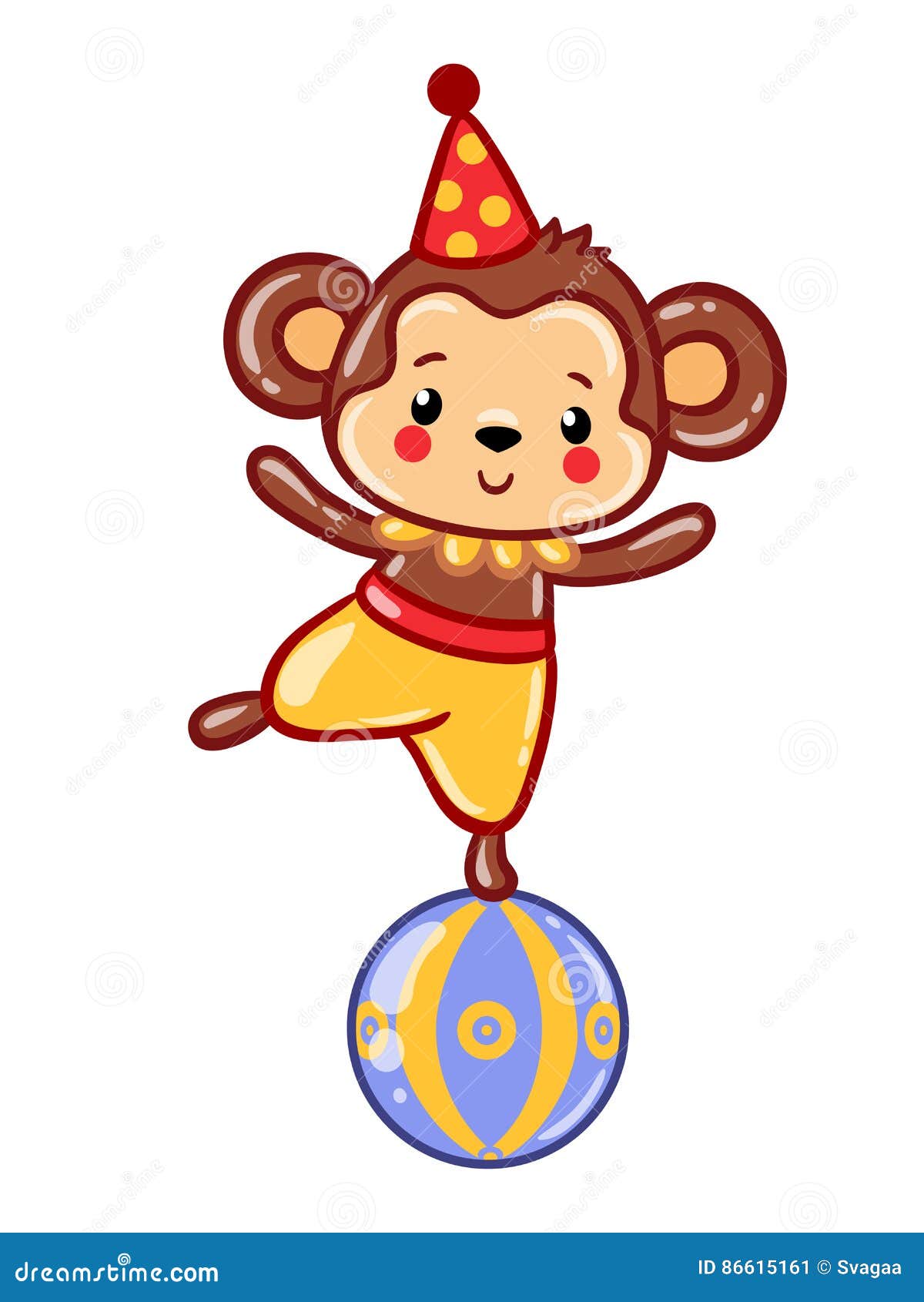 Illustration De Singe De Cirque Illustration Stock - Illustration du ...