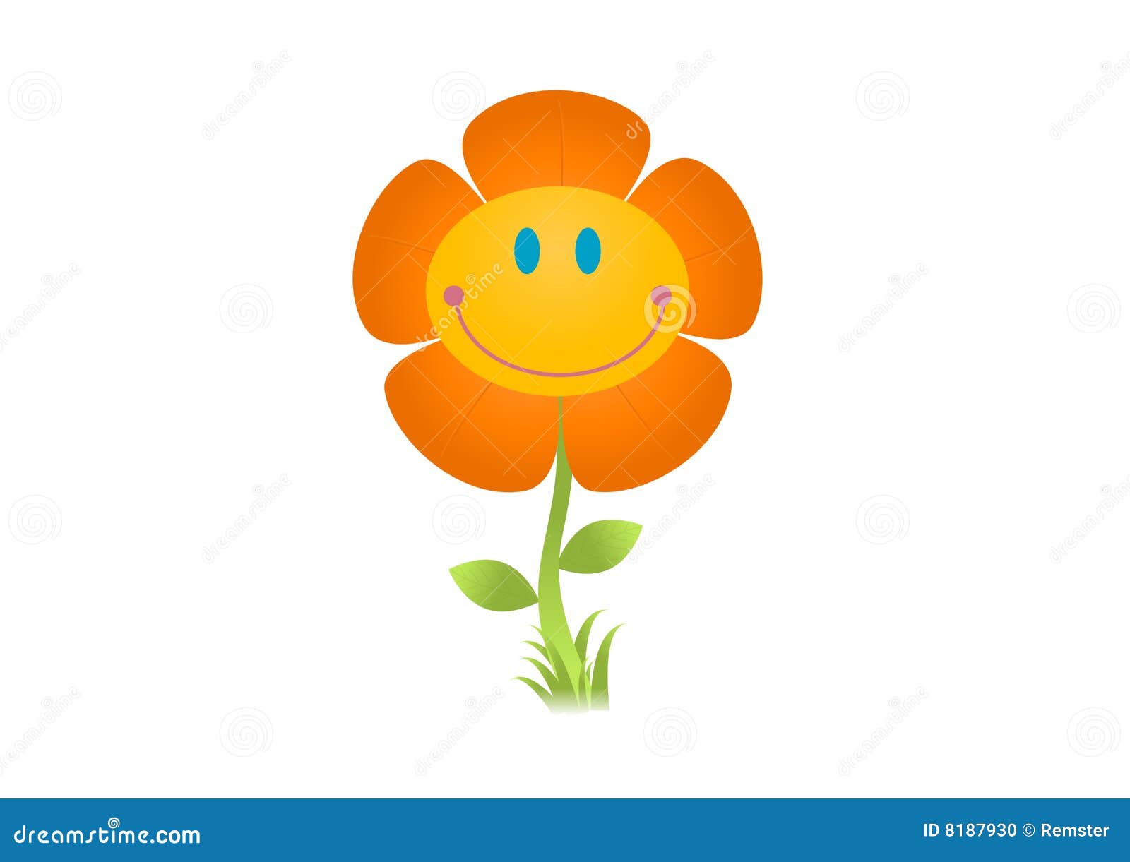Illustration De Sourire De Fleur Illustration de Vecteur - Illustration ...