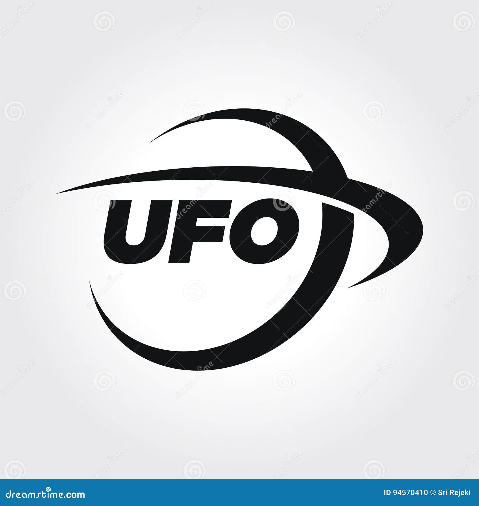 Illustration De Symbole De Typographie D'UFO Illustration de Vecteur ...