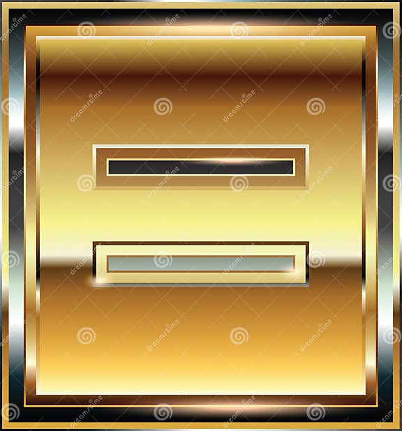 Illustration De Symbole De Lingot Illustration de Vecteur ...