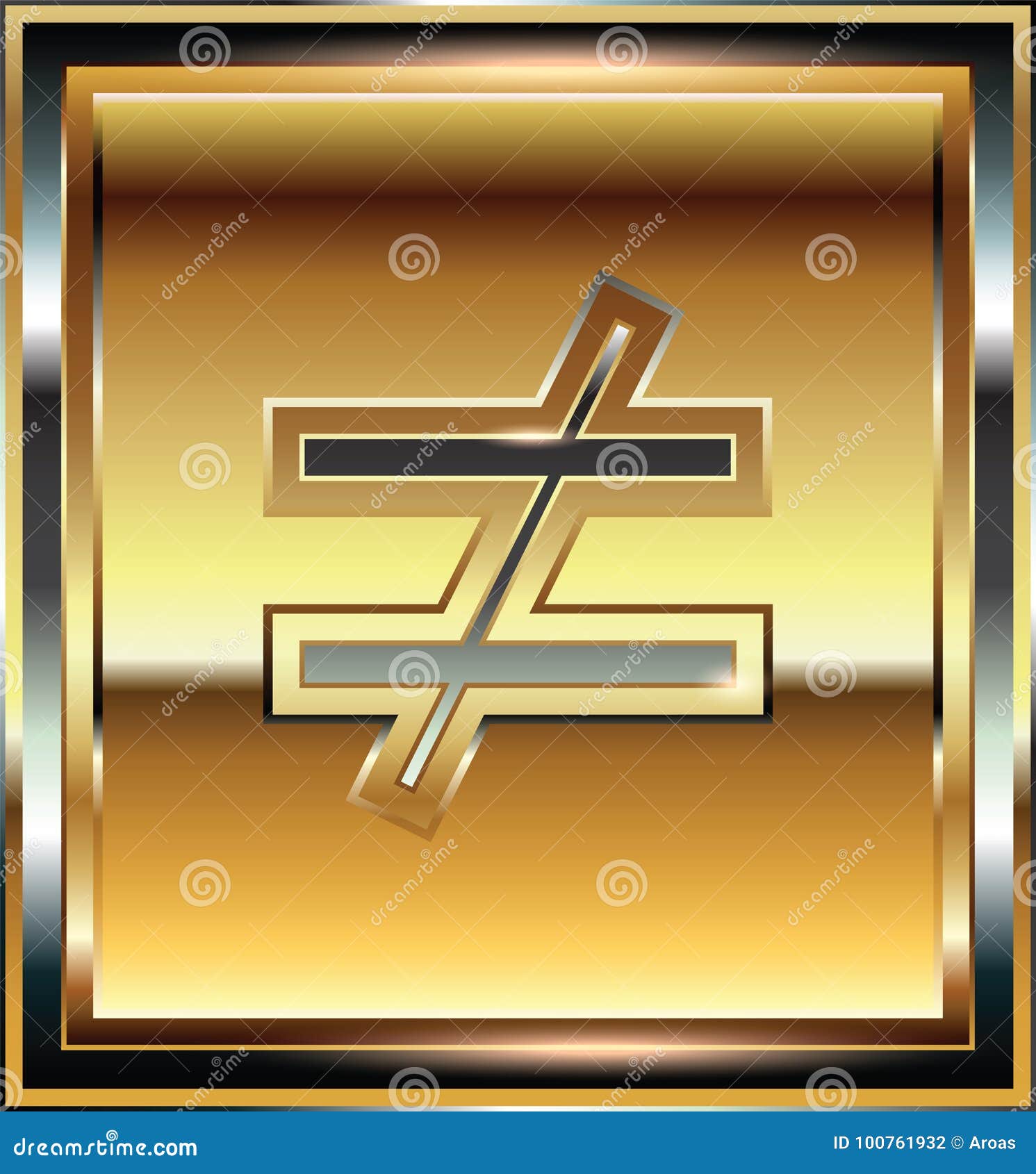 Illustration De Symbole De Lingot Illustration de Vecteur ...