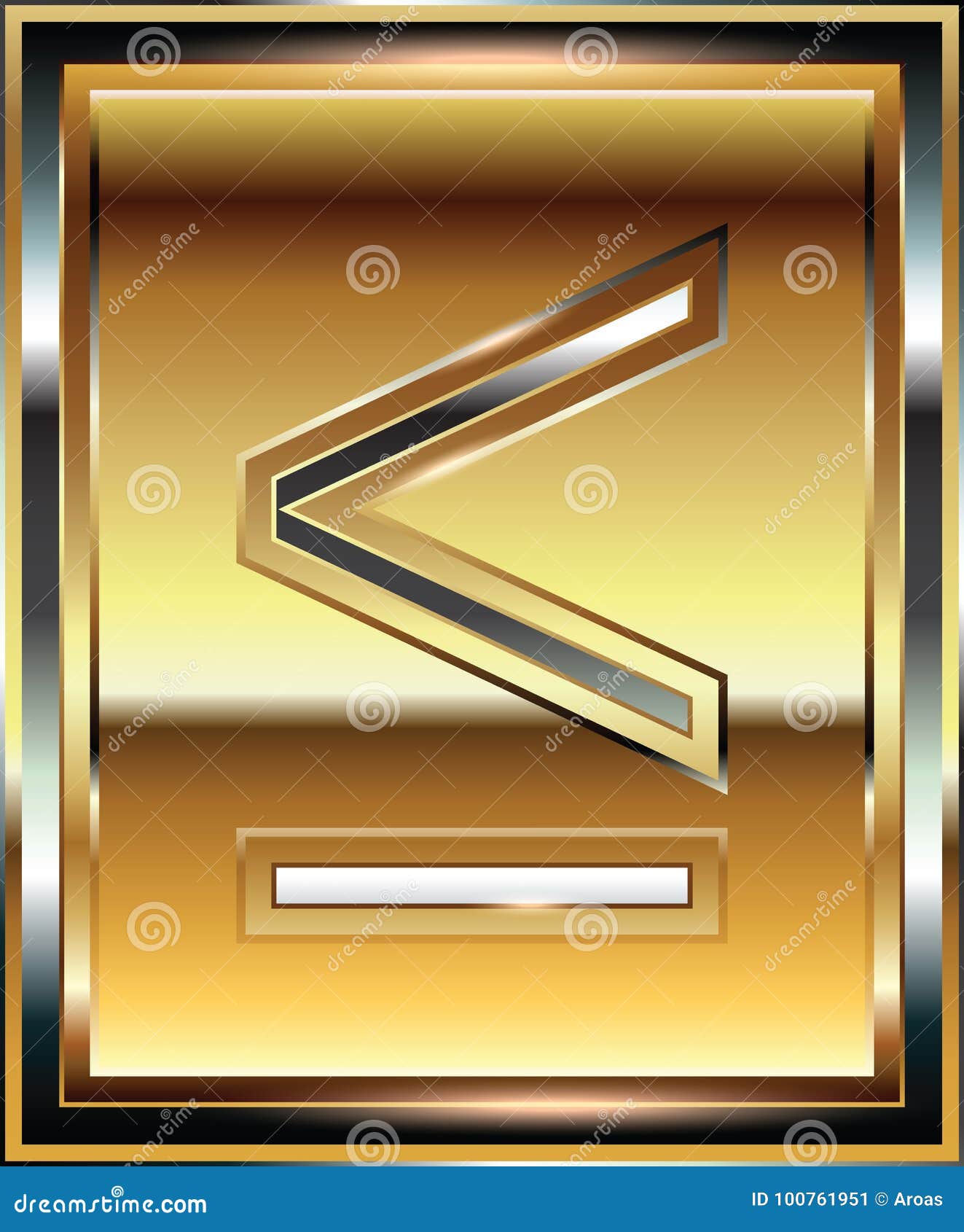 Illustration De Symbole De Lingot Illustration de Vecteur ...