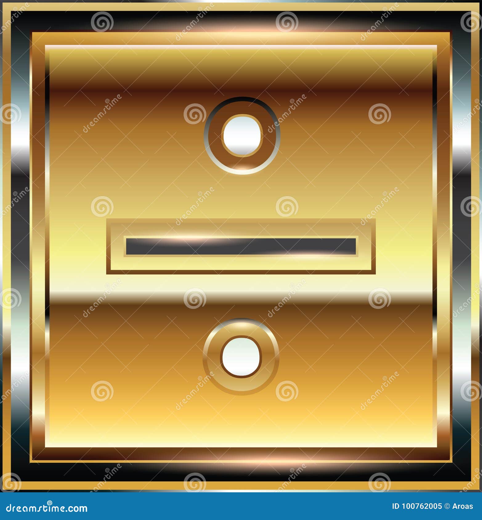 Illustration De Symbole De Lingot Illustration de Vecteur ...