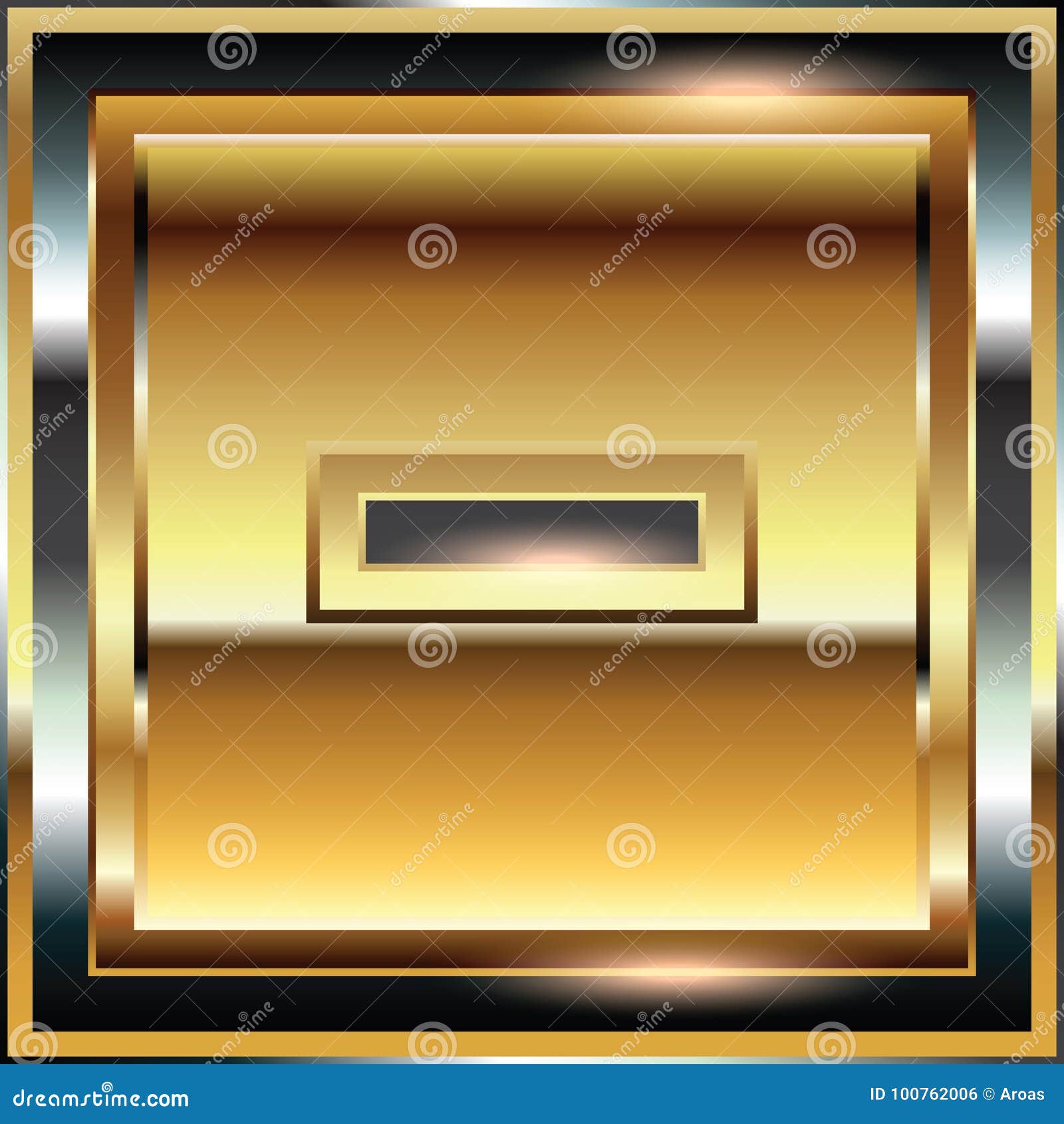 Illustration De Symbole De Lingot Illustration de Vecteur ...