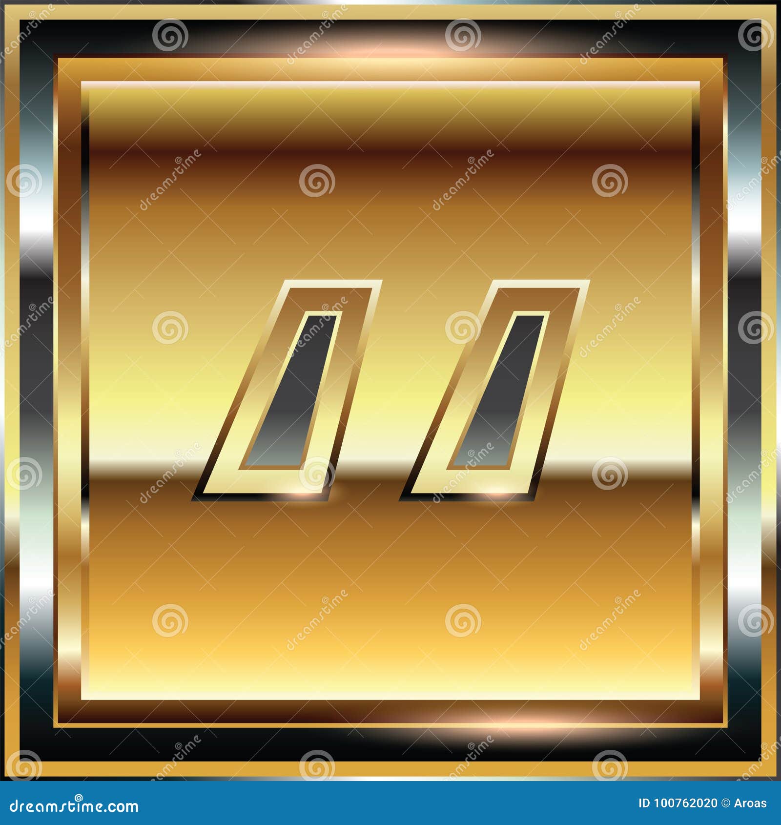 Illustration De Symbole De Lingot Illustration de Vecteur ...