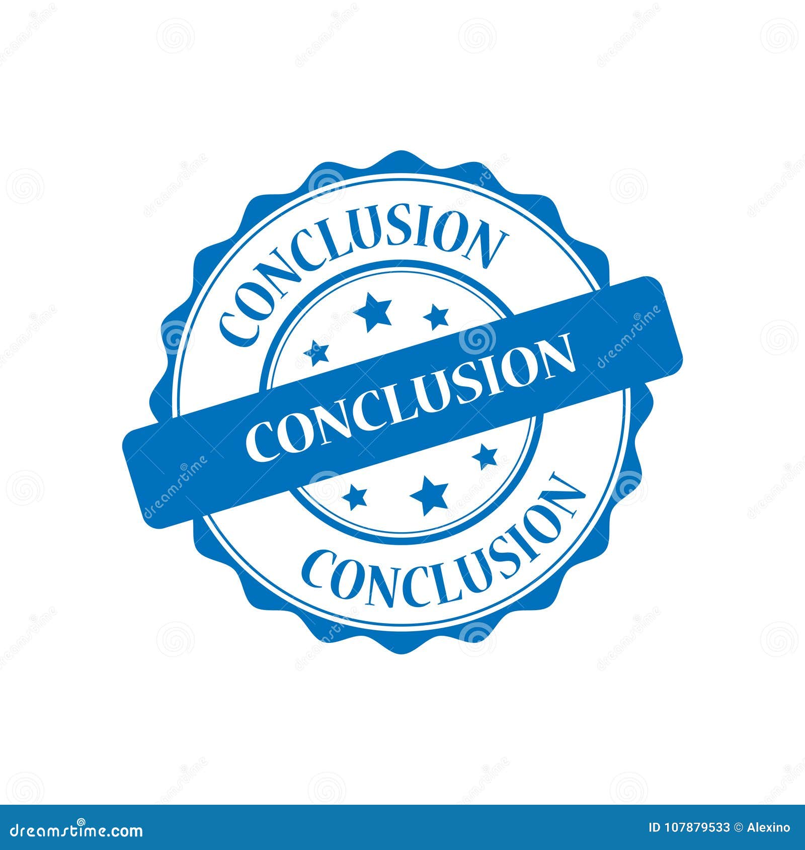 Illustration De Timbre De Conclusion Illustration de Vecteur ...