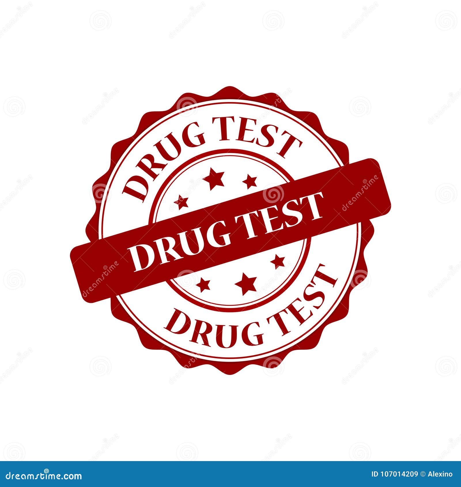 Illustration De Timbre D'essai De Drogue Illustration de Vecteur ...