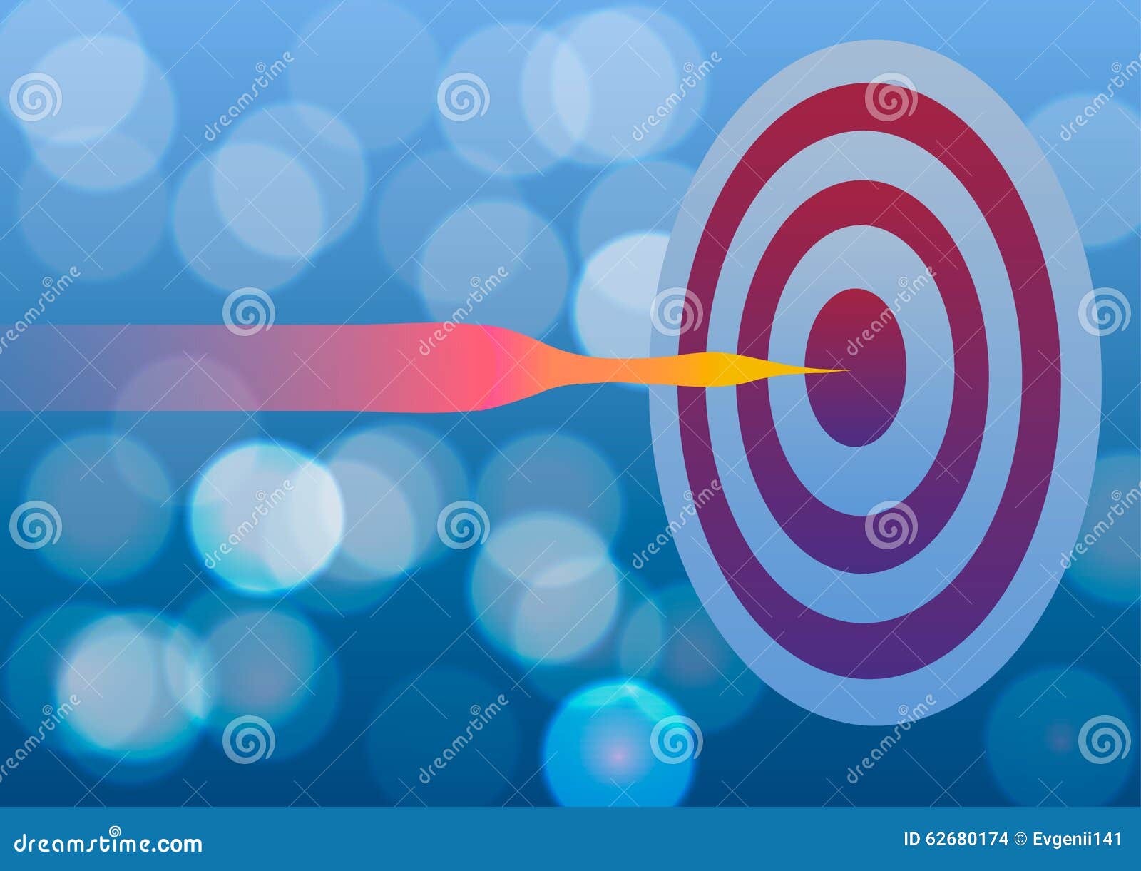 Illustration De Vecteur Atteindre Le but Illustration Stock ...