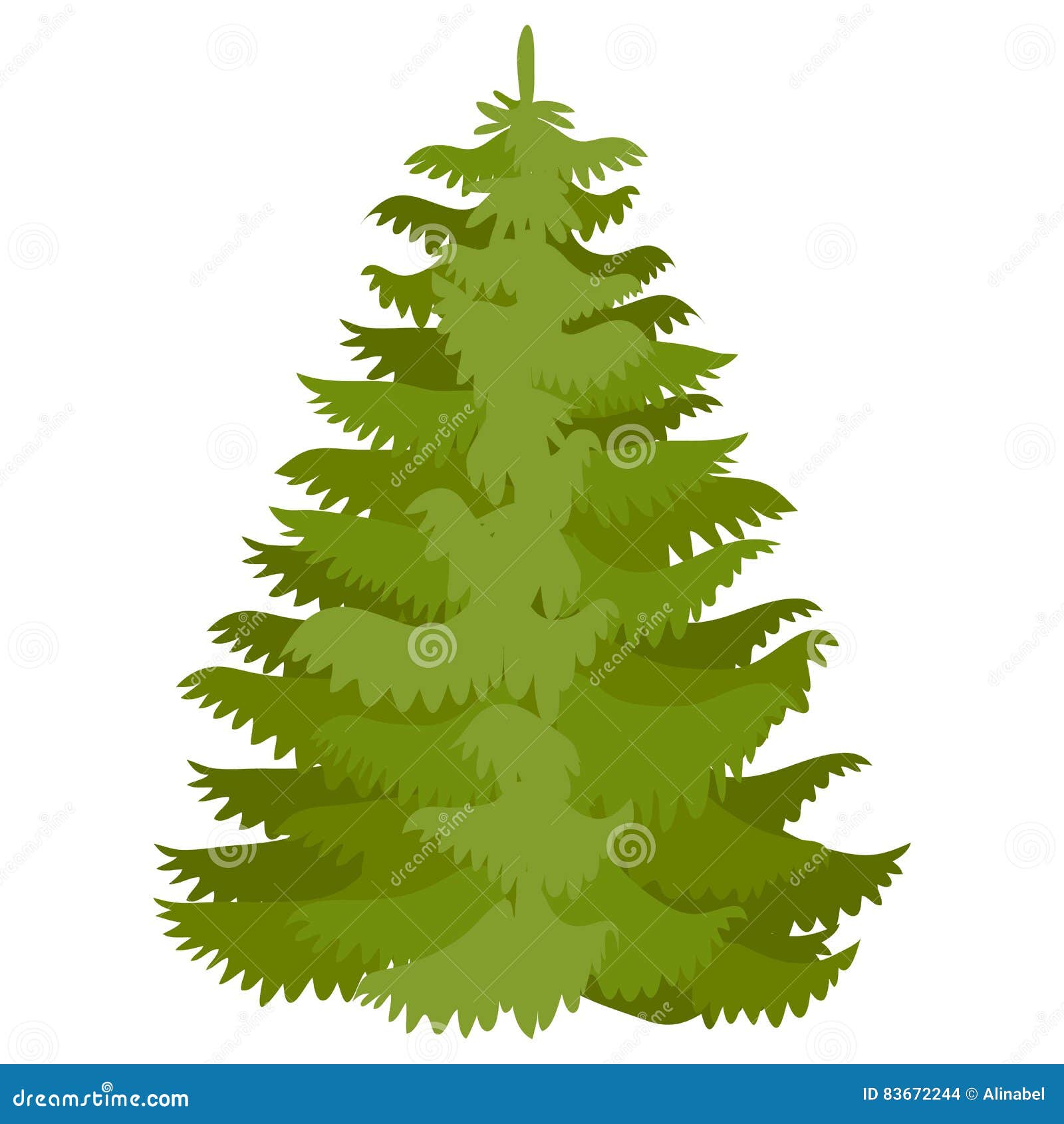 Illustration De Vecteur Avec Le Sapin Illustration de Vecteur ...