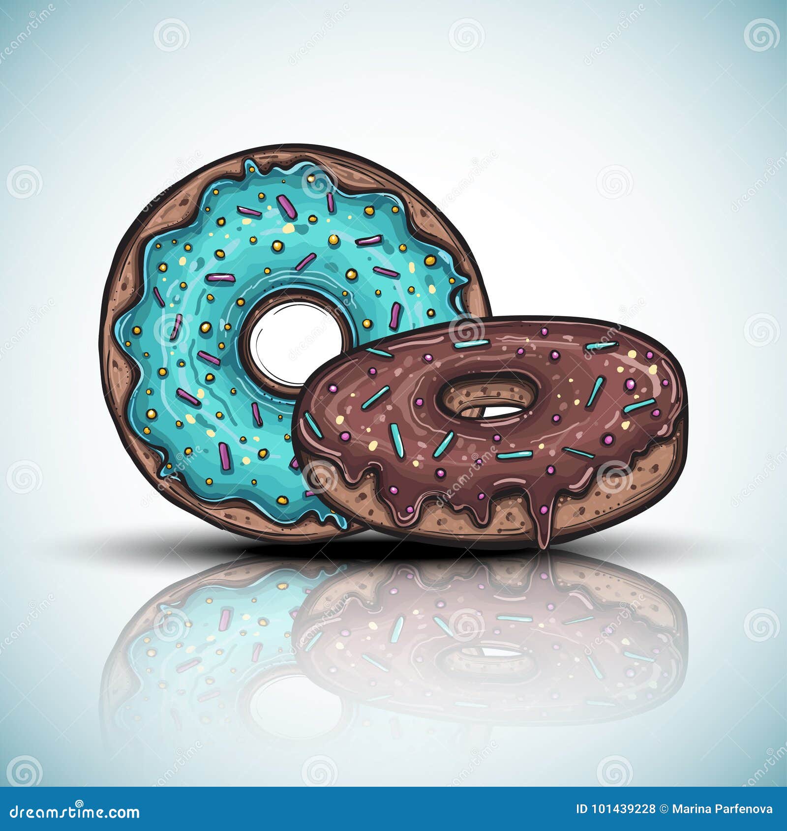 Illustration De Vecteur De Beignet Illustration de Vecteur ...