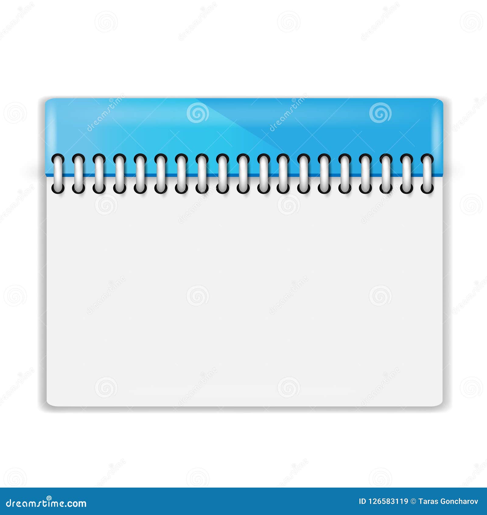 Illustration De Vecteur De Calendrier Vide Illustration de Vecteur ...