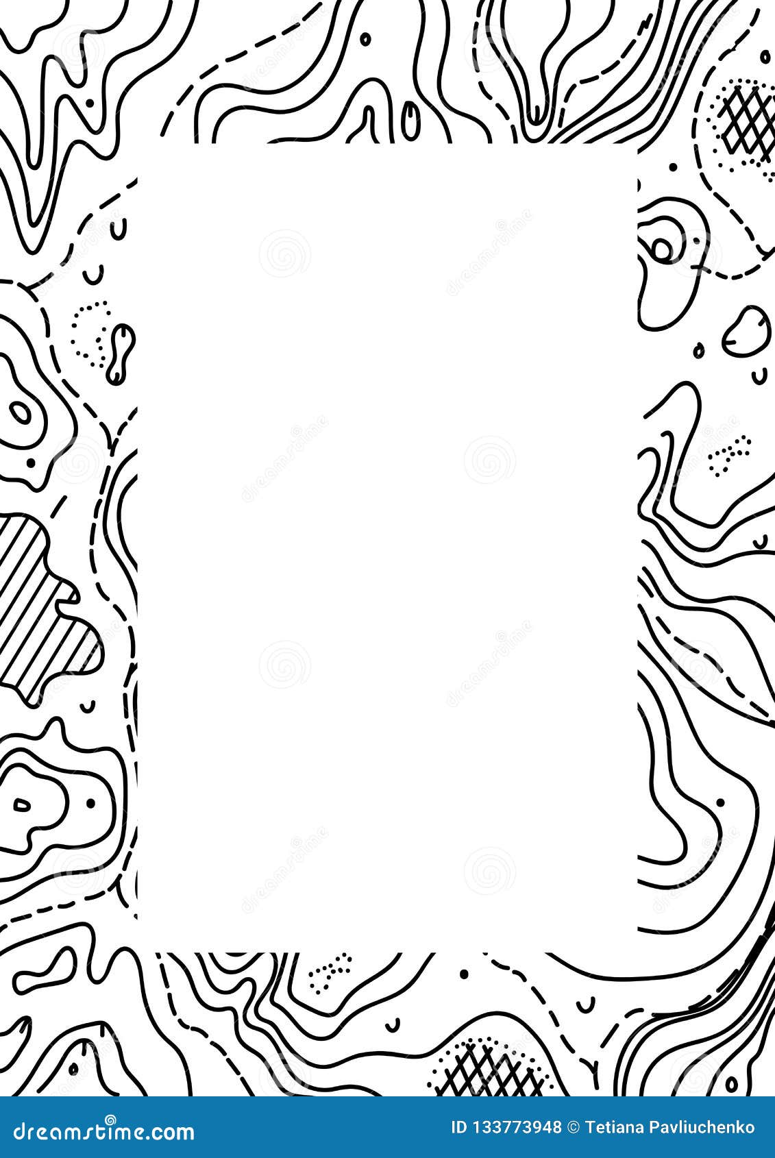 Illustration De Vecteur De Carte De Course D'orientation Illustration ...