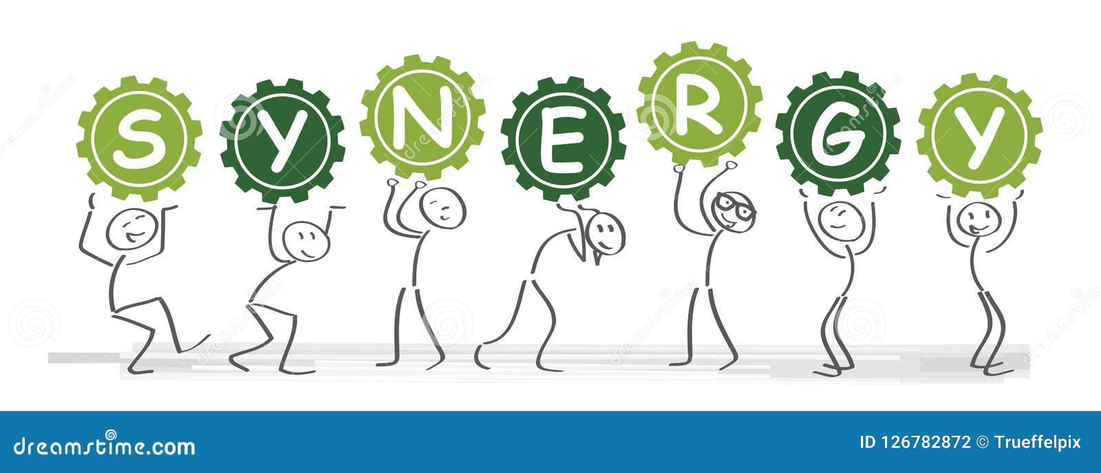 Illustration De Vecteur De Concept De Synergie Illustration de Vecteur ...