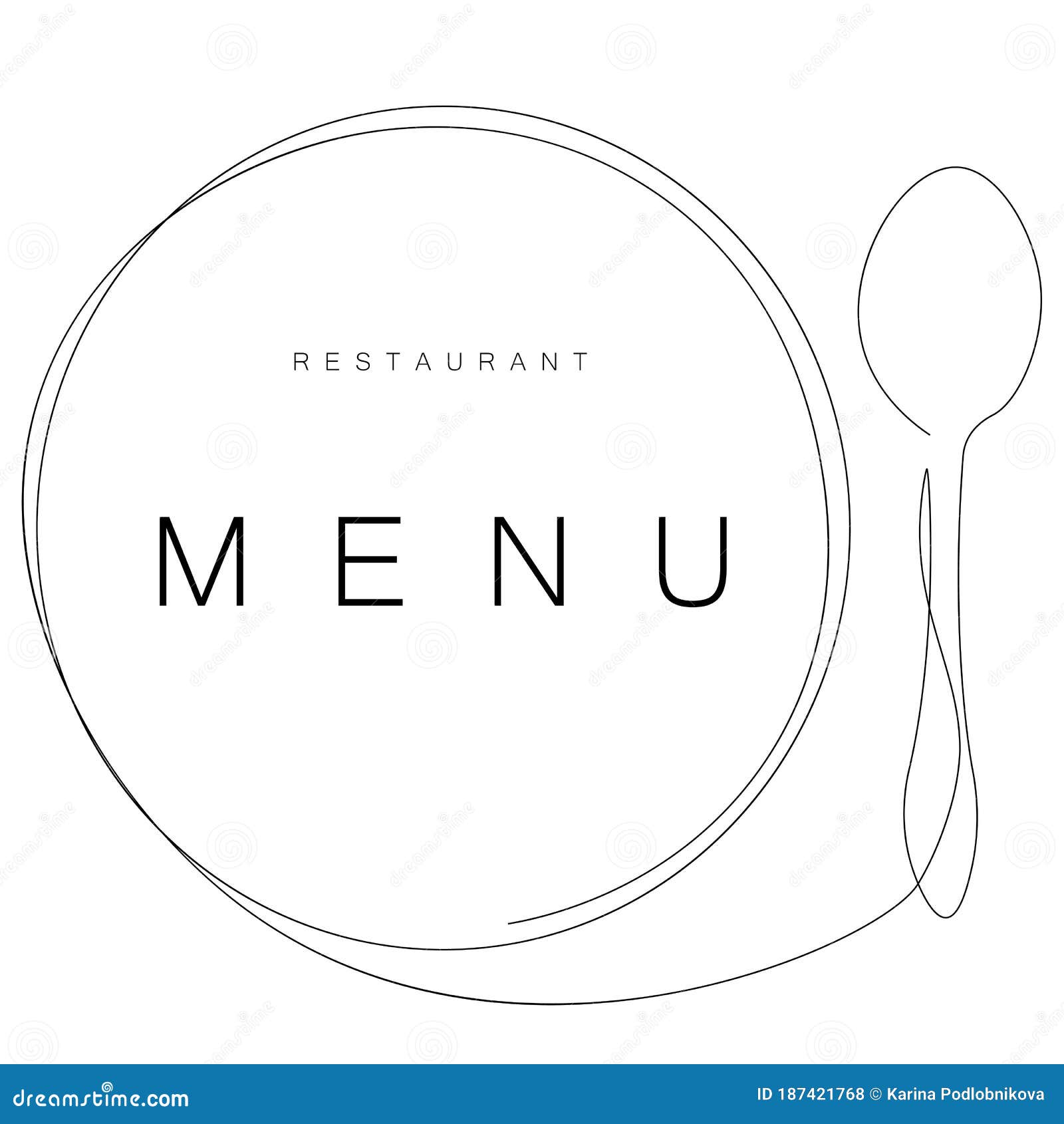 Illustration De Vecteur De Conception De Fond De Menu Illustration de ...