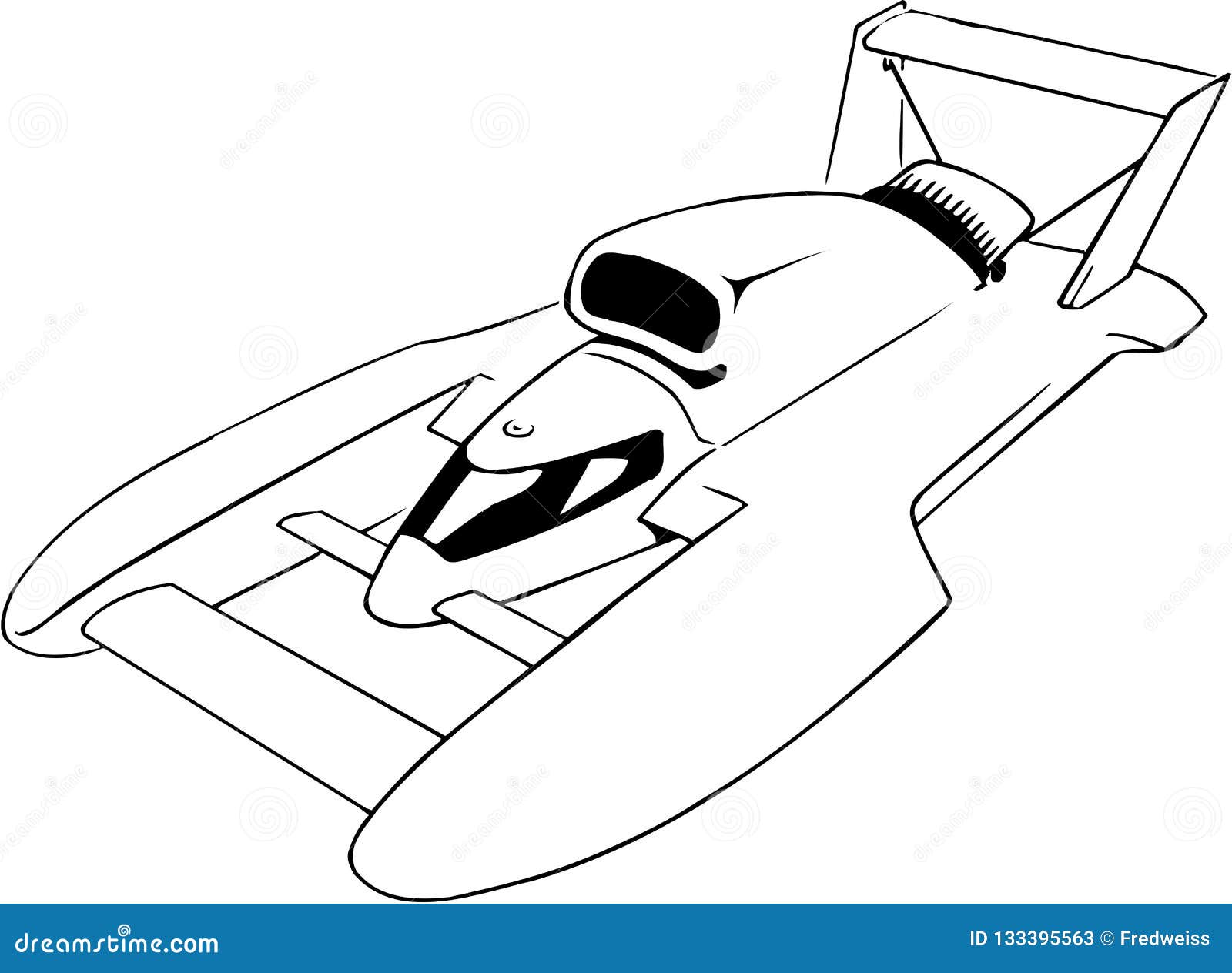 Illustration De Vecteur D'hydroplane Illustration de Vecteur ...