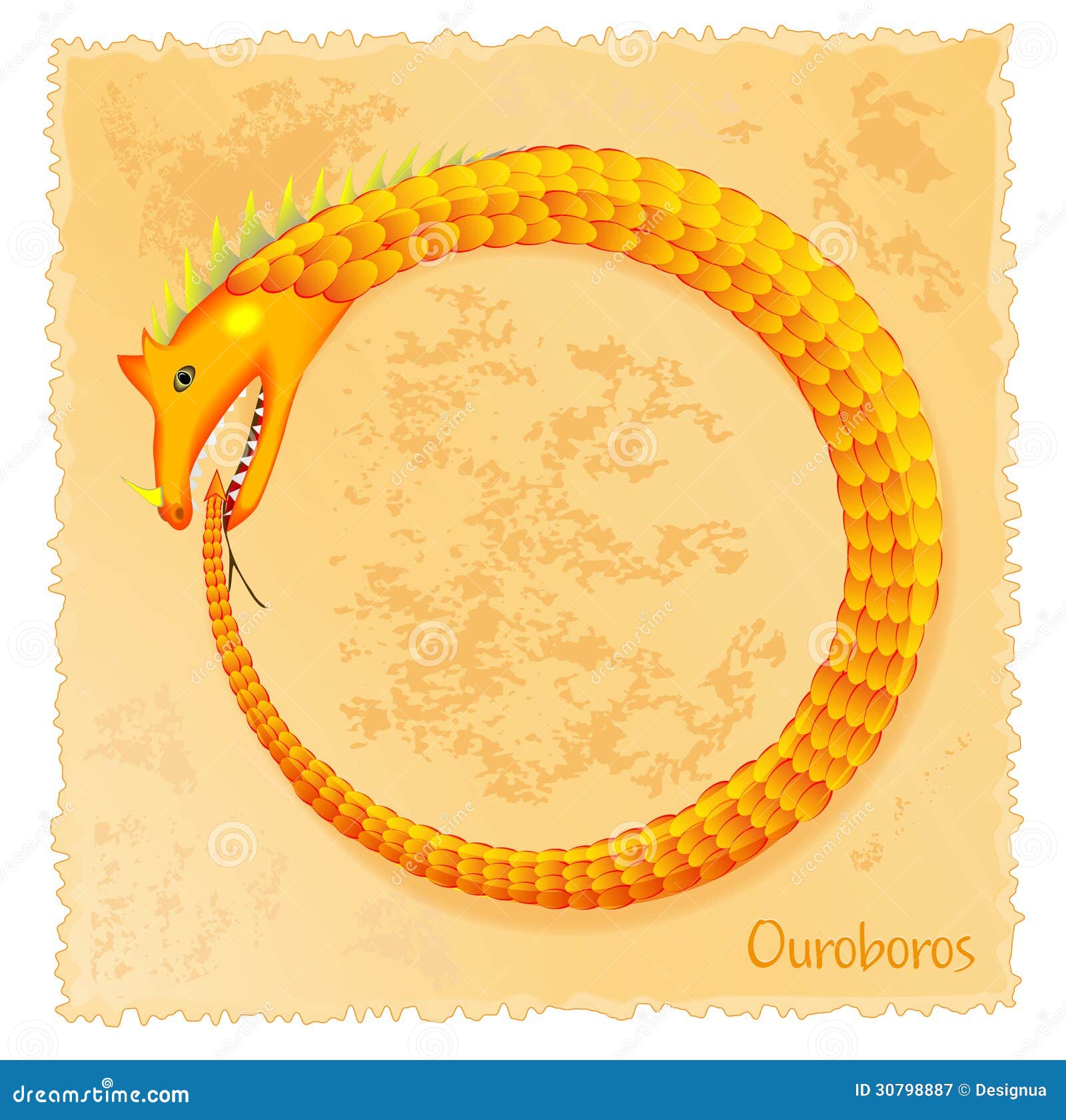 Illustration De Vecteur D'Ouroboros Illustration de Vecteur ...