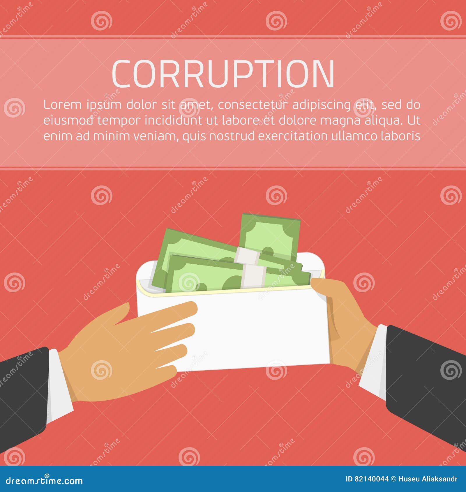 Illustration De Vecteur De Corruption Illustration de Vecteur ...