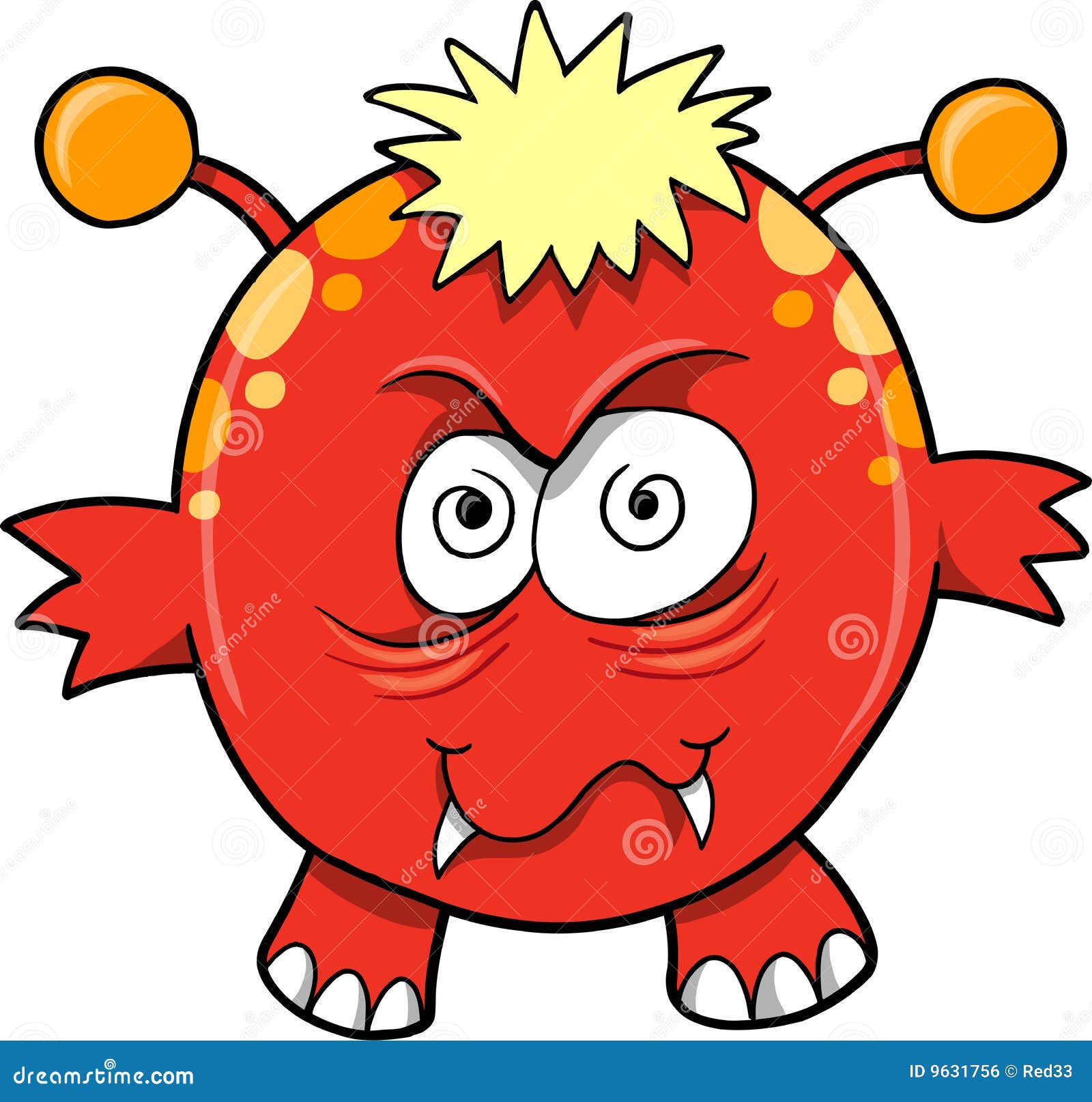 Illustration De Vecteur De Diable De Monstre Illustration de Vecteur ...