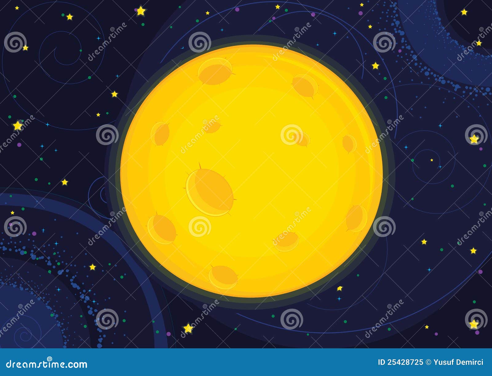 Illustration De Vecteur De Lune Illustration de Vecteur - Illustration ...