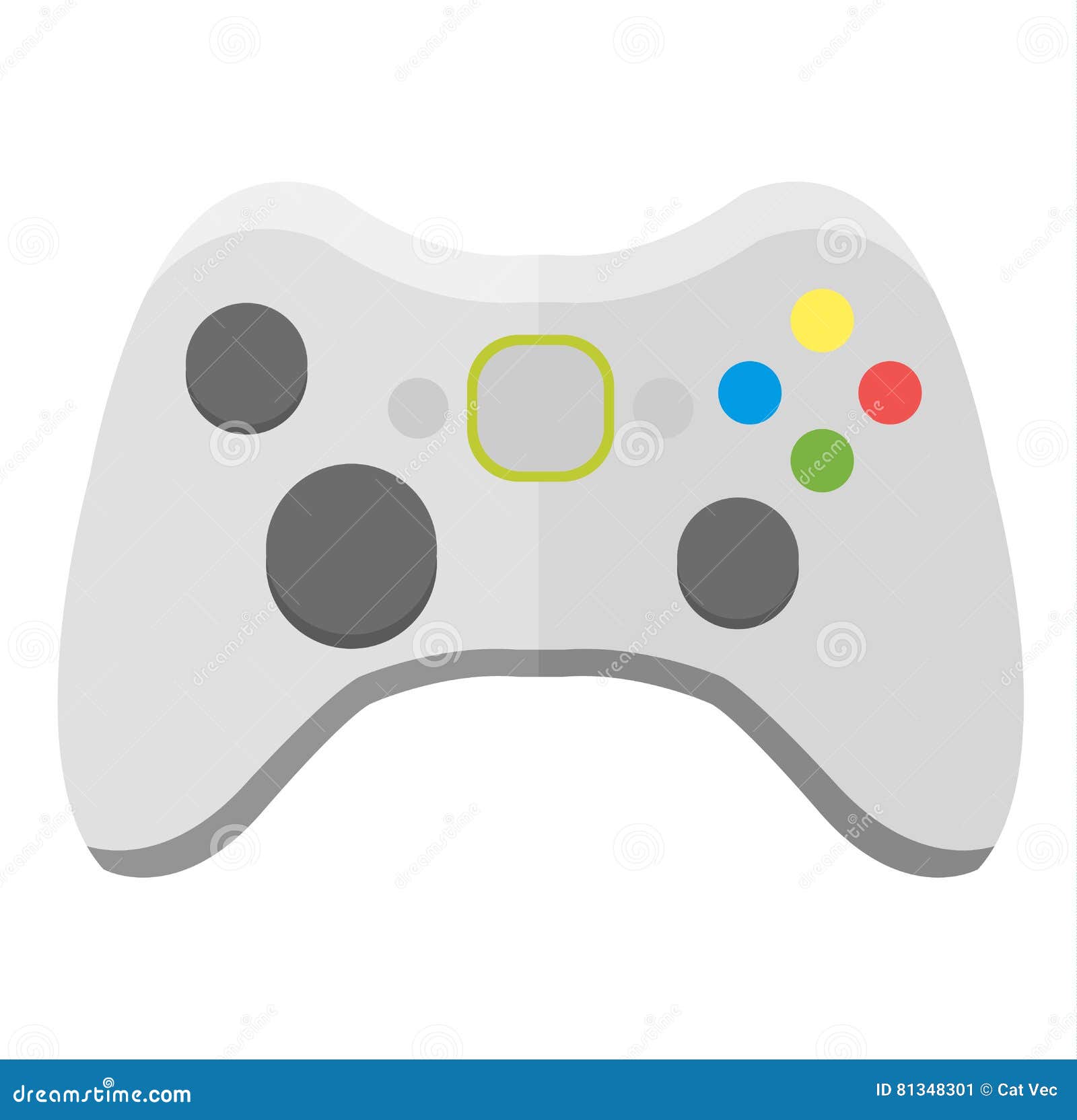 Illustration De Vecteur De Manette De Console De Jeu Illustration de ...