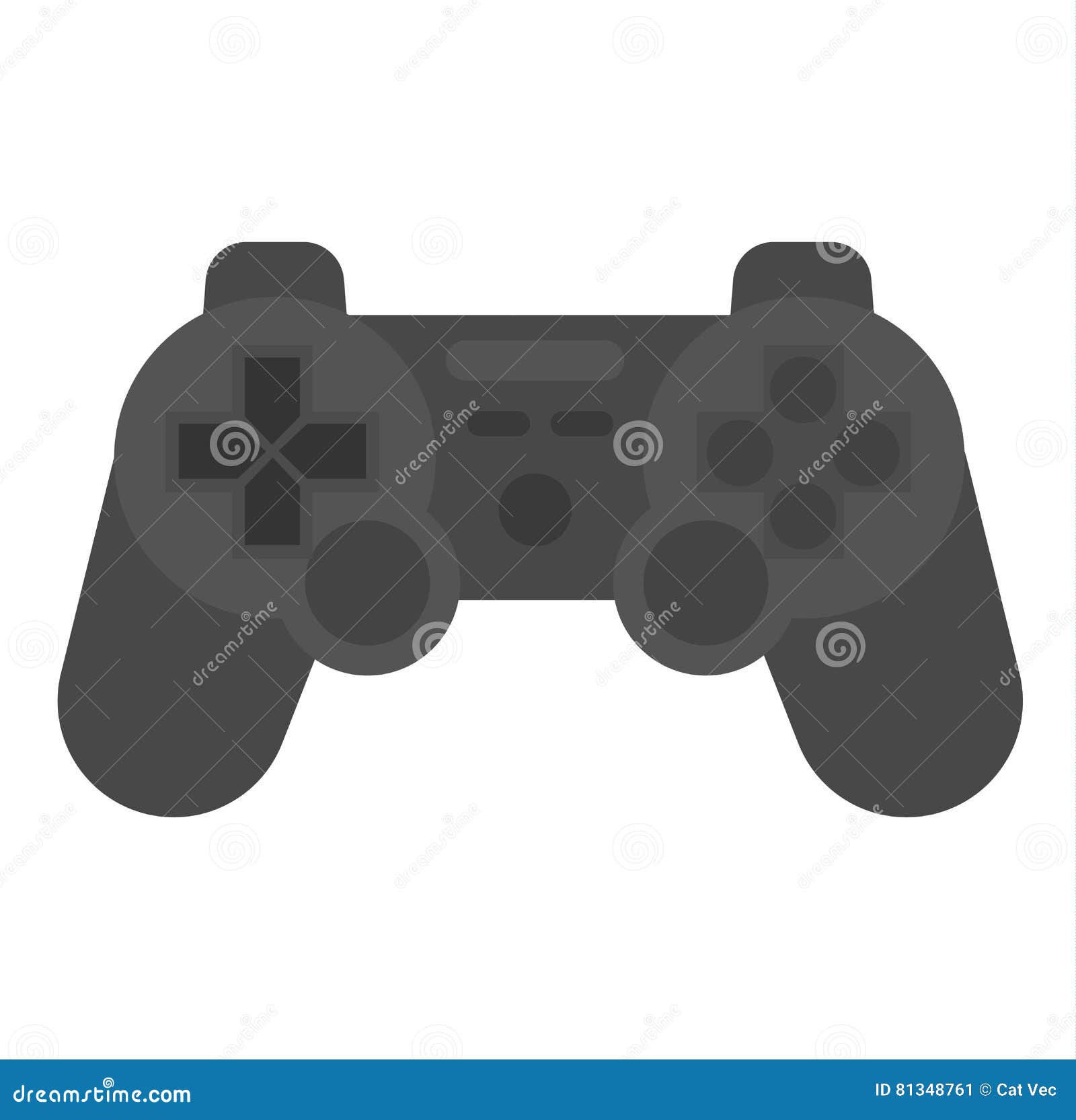 Illustration De Vecteur De Manette De Console De Jeu Illustration de ...