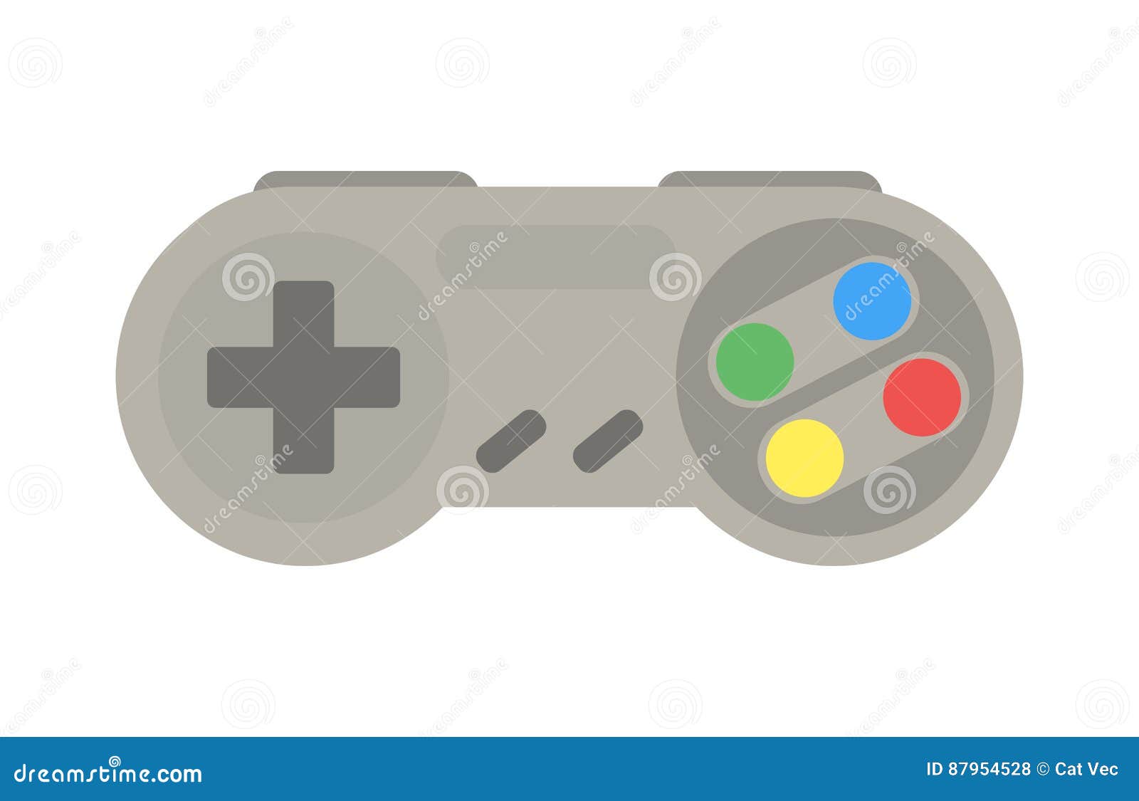 Illustration De Vecteur De Manette De Console De Jeu Illustration de ...